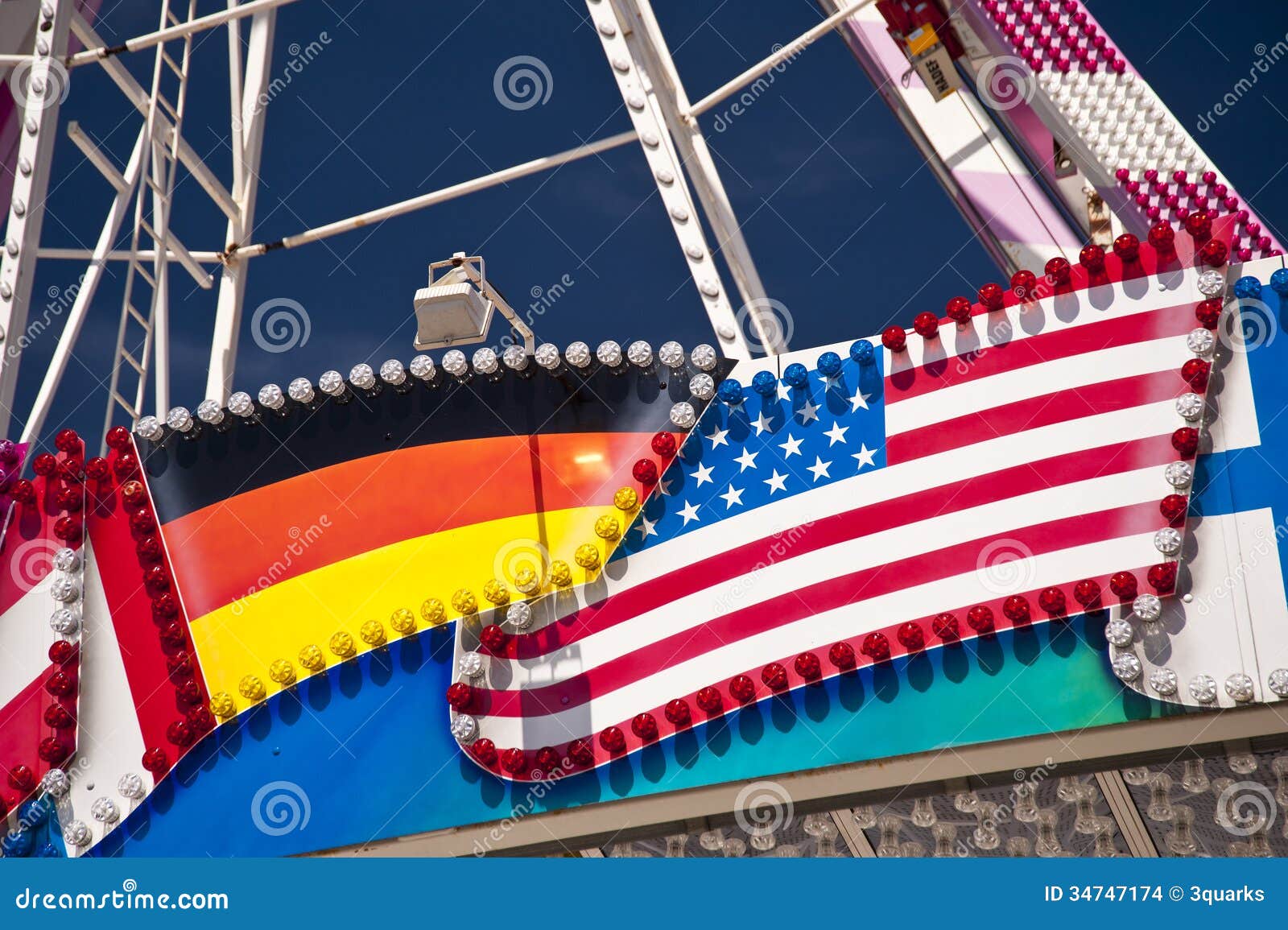 German an american Flag stock photo. Image of american - 34747174