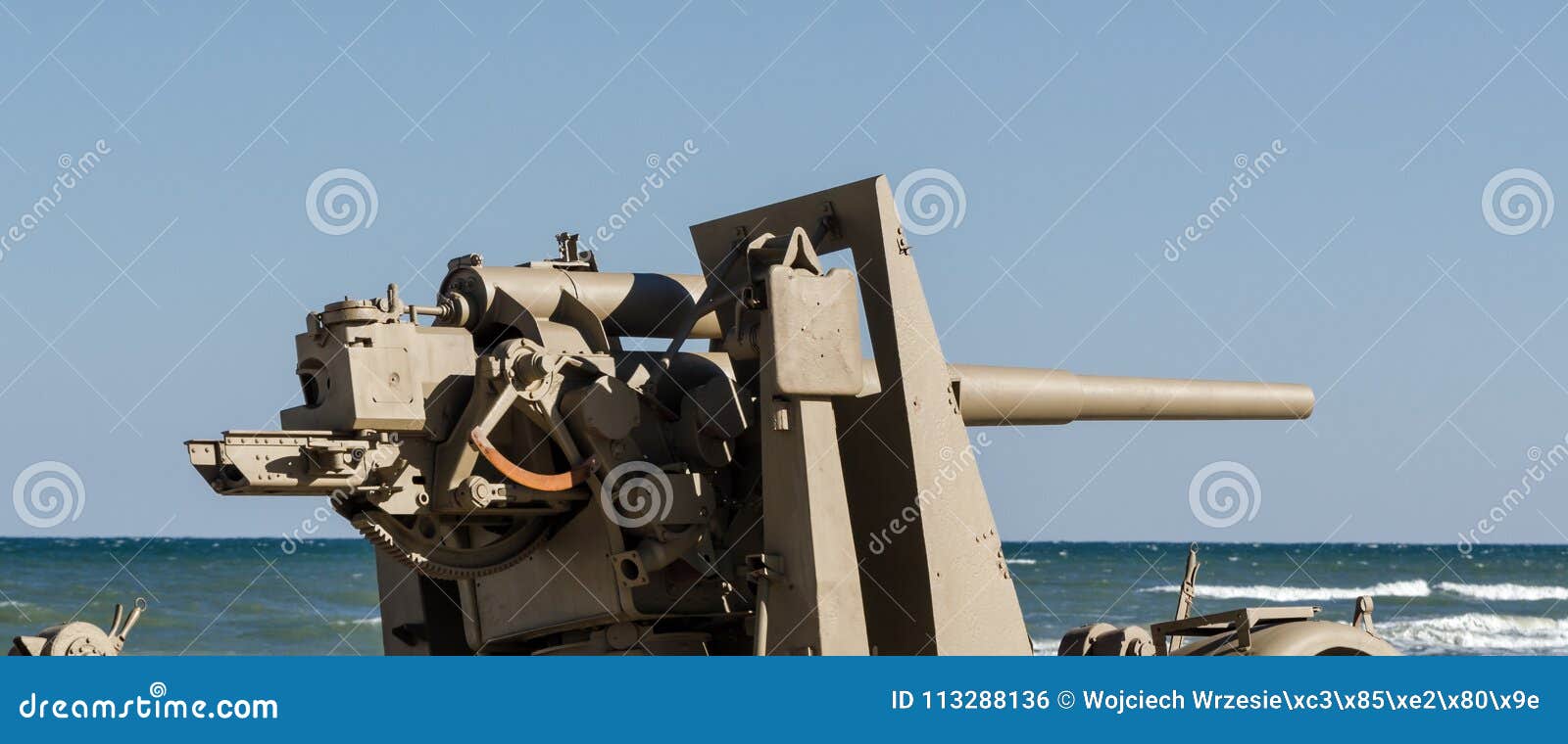 CANNON stock photo. Image of antiaircraft, action, battle - 113288136