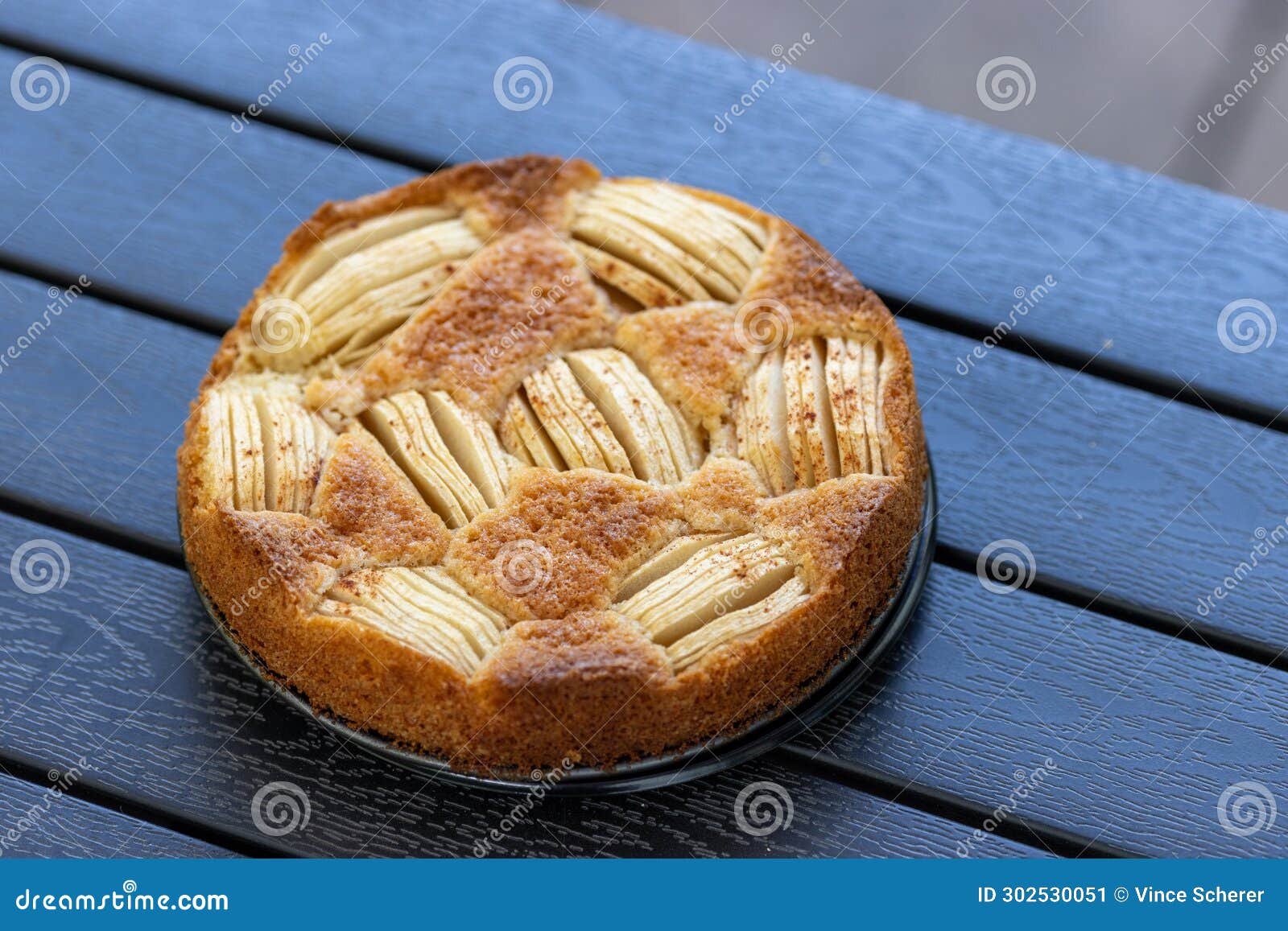German Apple Pie Traditional Stock Image - Image of meal, delicious ...