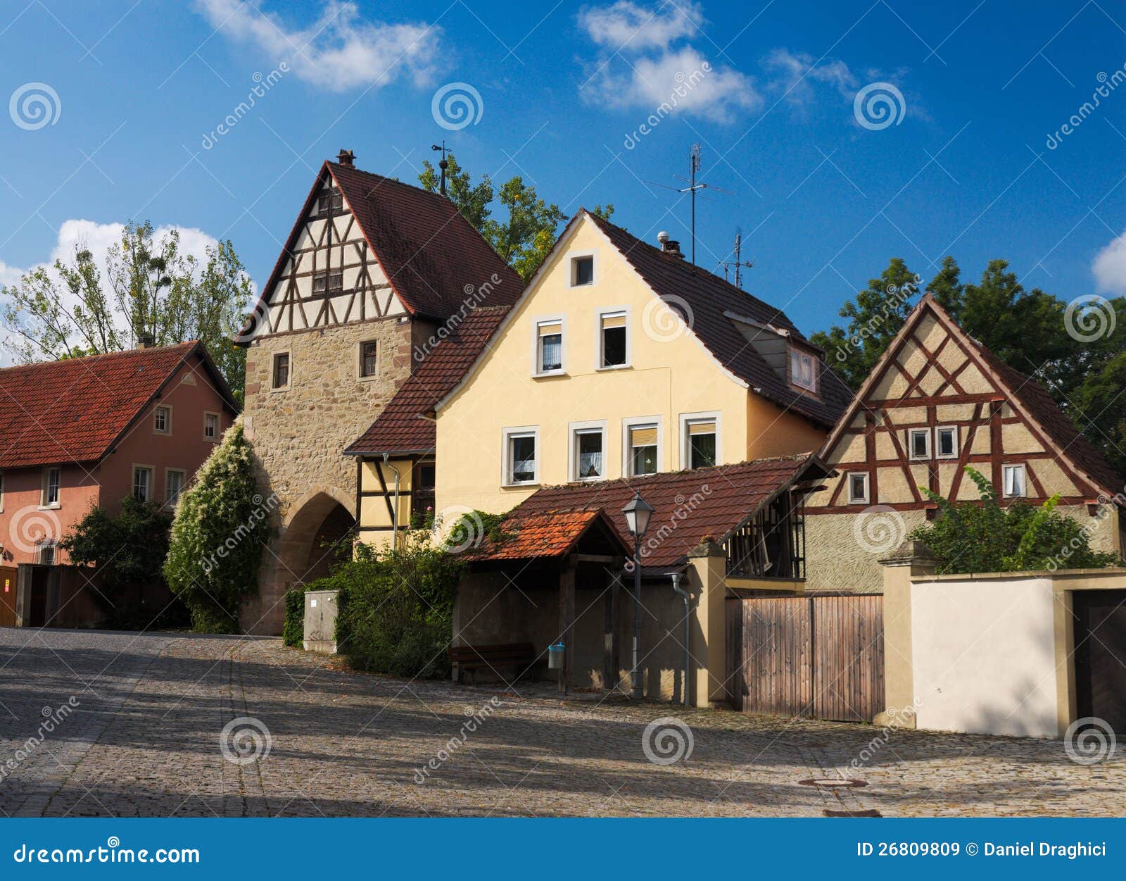 German Architecture stock image. Image of countryside - 26809809