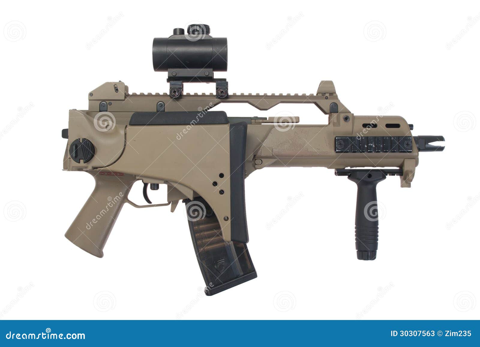 German Army Automatic Weapon G36 Stock Image - Image of advanced ...