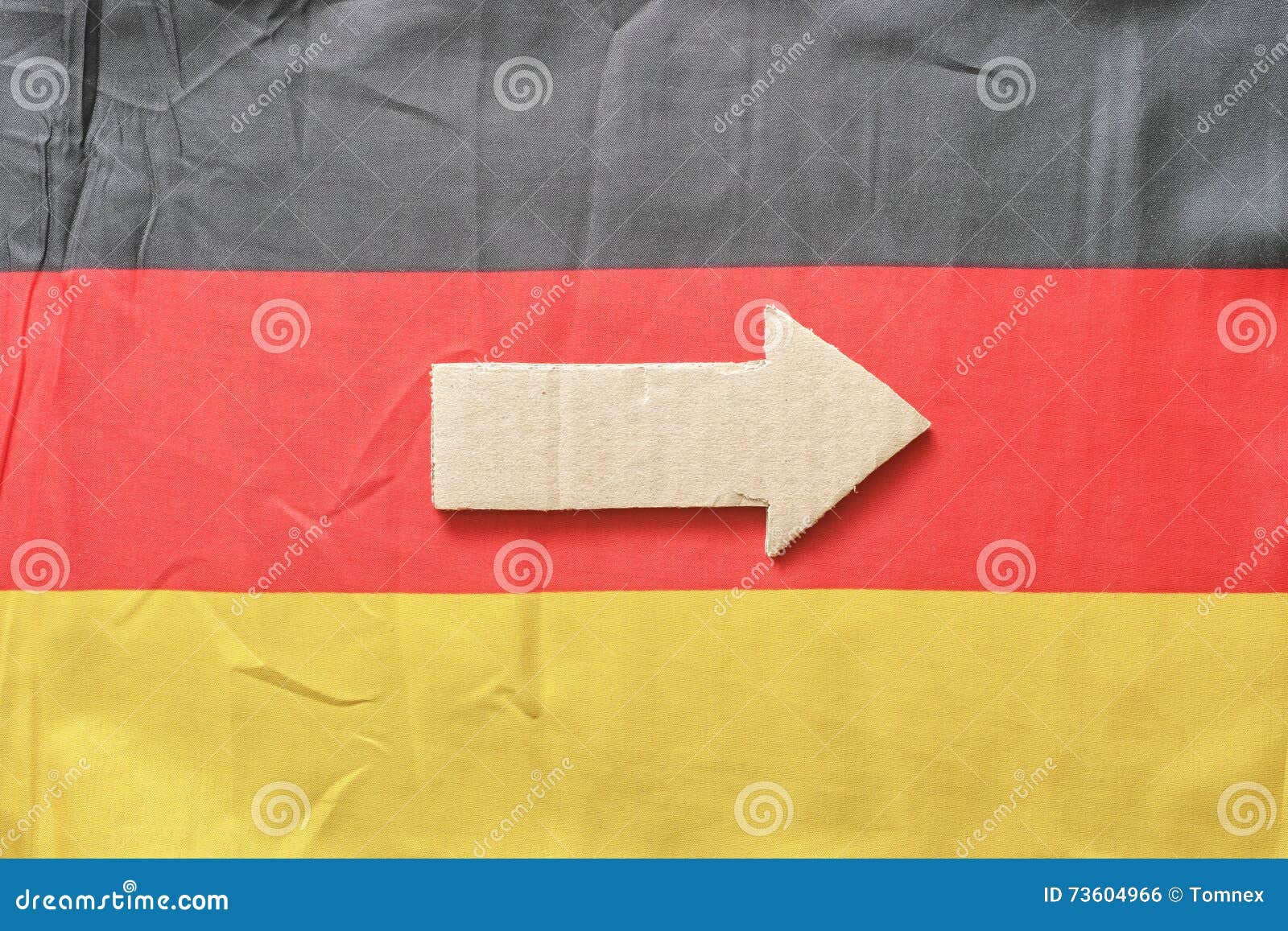 German arrow stock photo. Image of space, german, abstract - 73604966