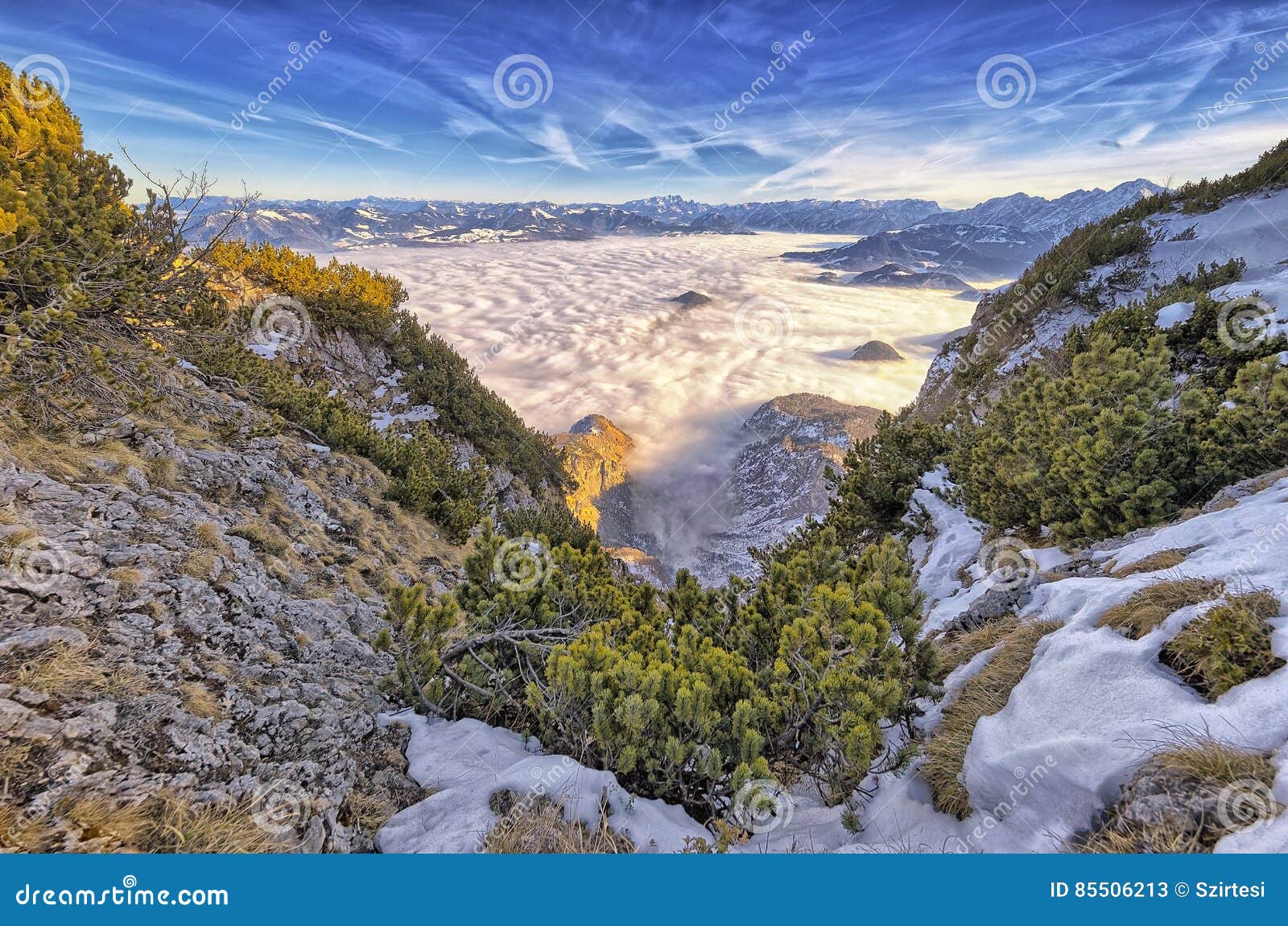 German & Austrian Alps stock image. Image of middle - 85506213