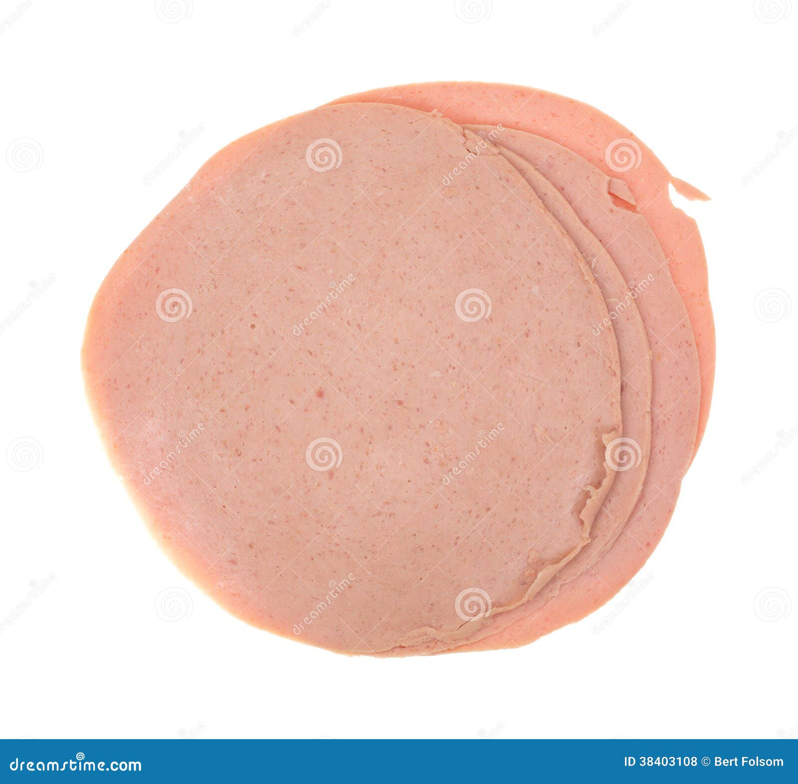 German baloney stock photo. Image of beef, round, background - 38403108
