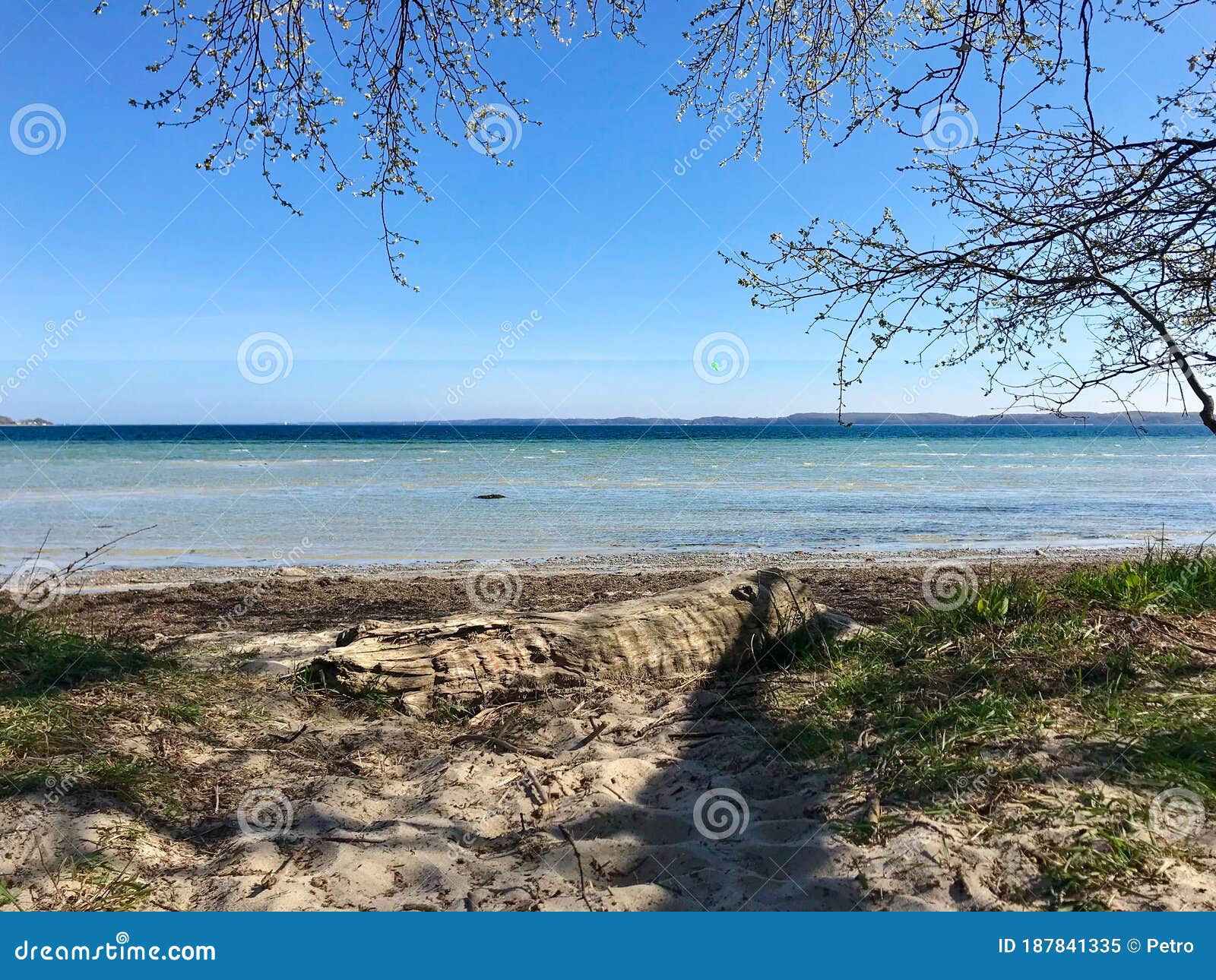 German Baltic Sea Scene during Early Spring Stock Image - Image of ...
