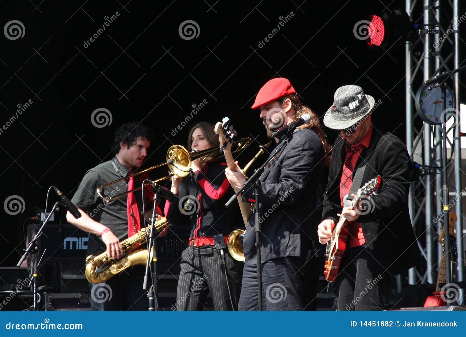 German Band Rotfront editorial photography. Image of rotfront - 14451882