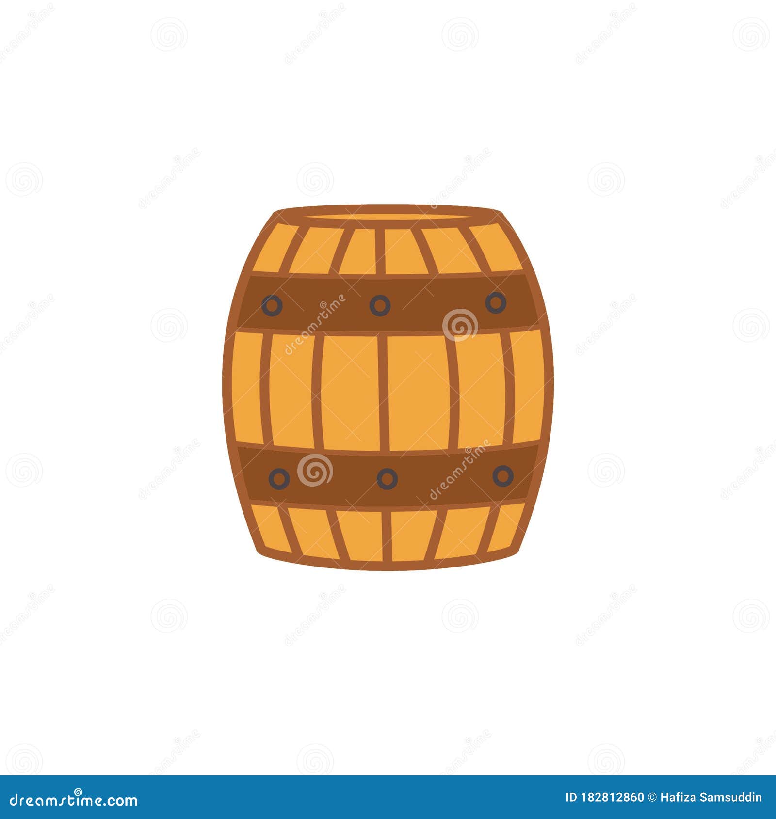German beer barrel stock vector. Illustration of drink - 182812860