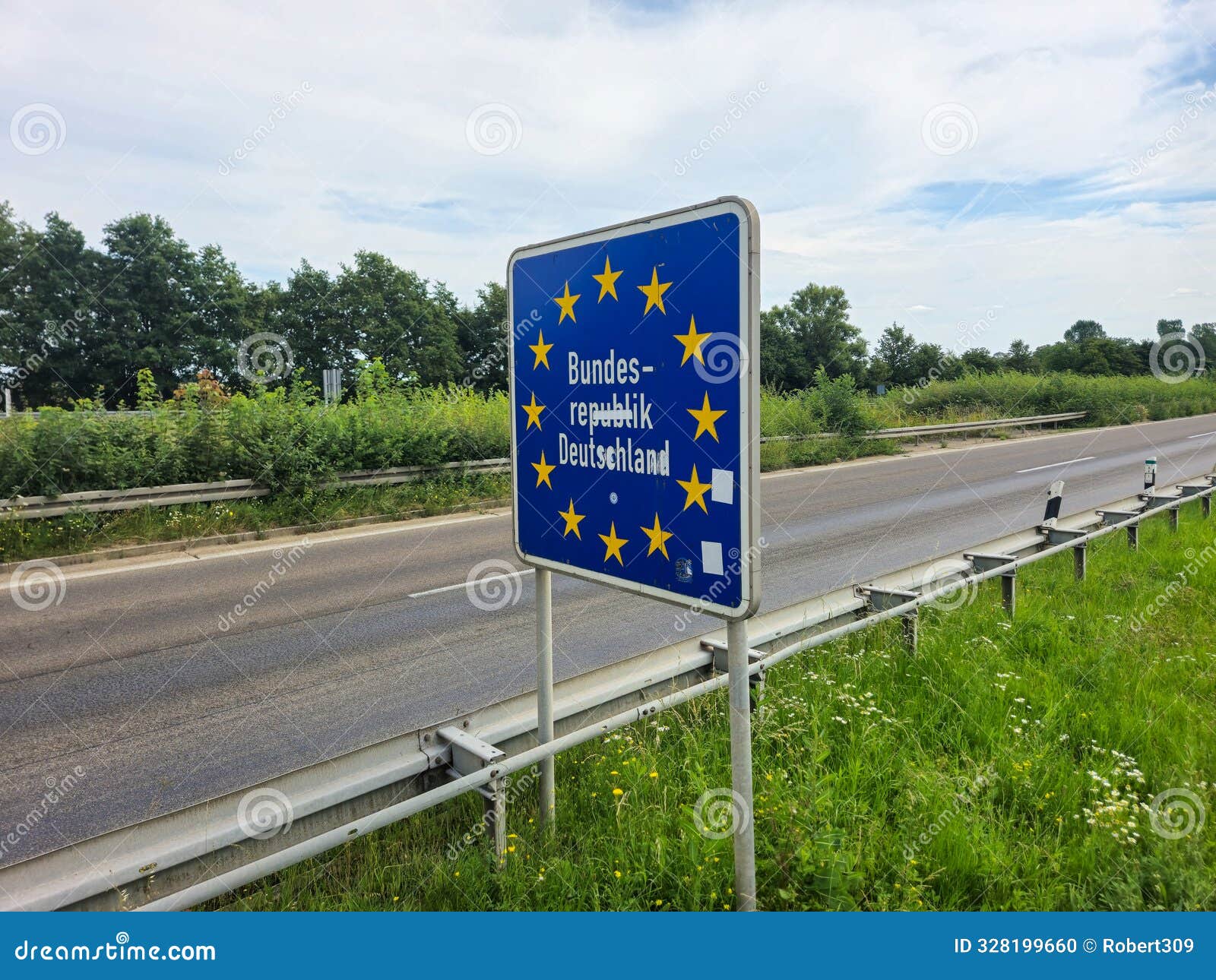 German border sign editorial image. Image of traffic - 328199660