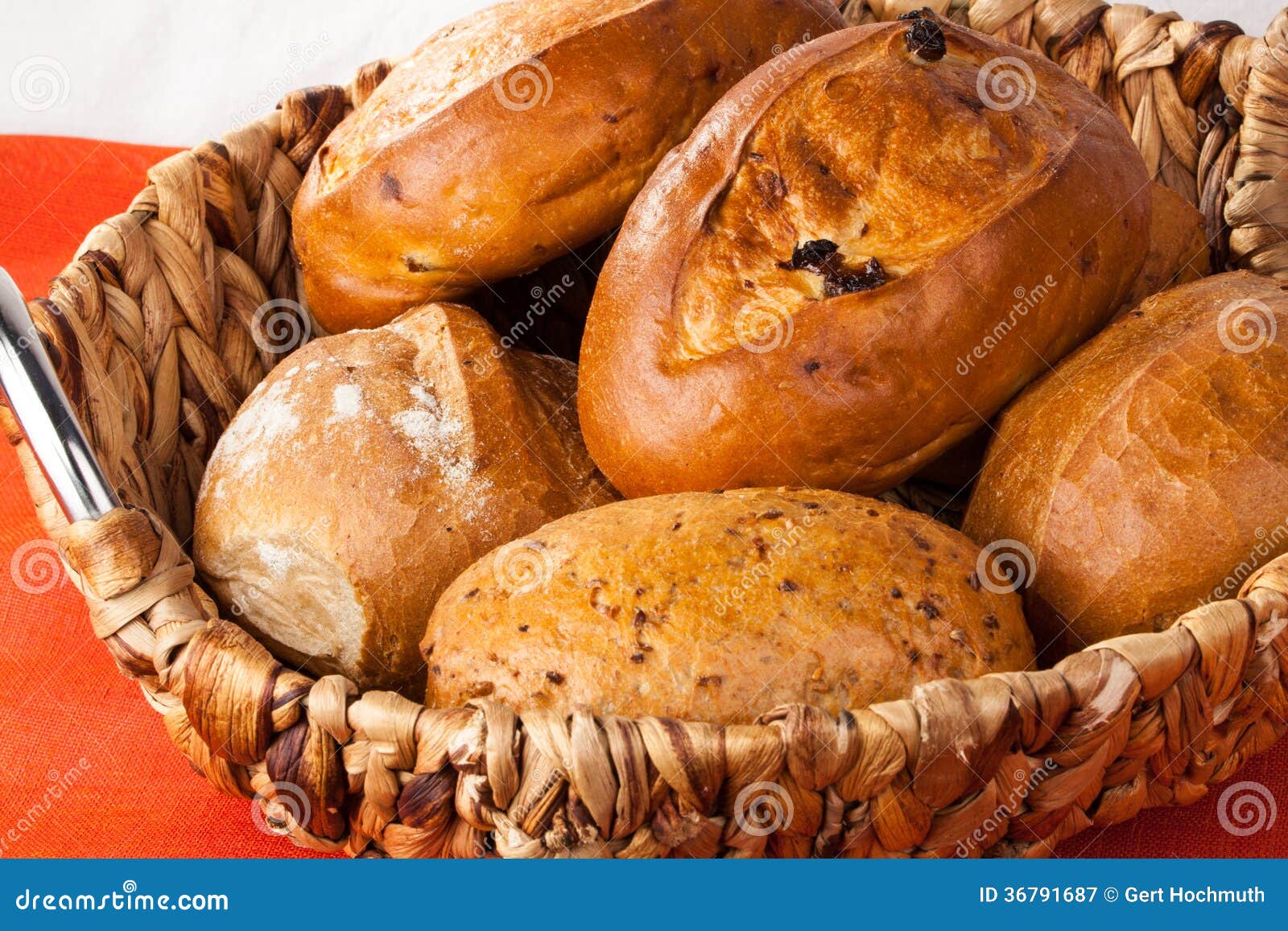 German Bread Rolls stock image. Image of fiber, dark - 36791687