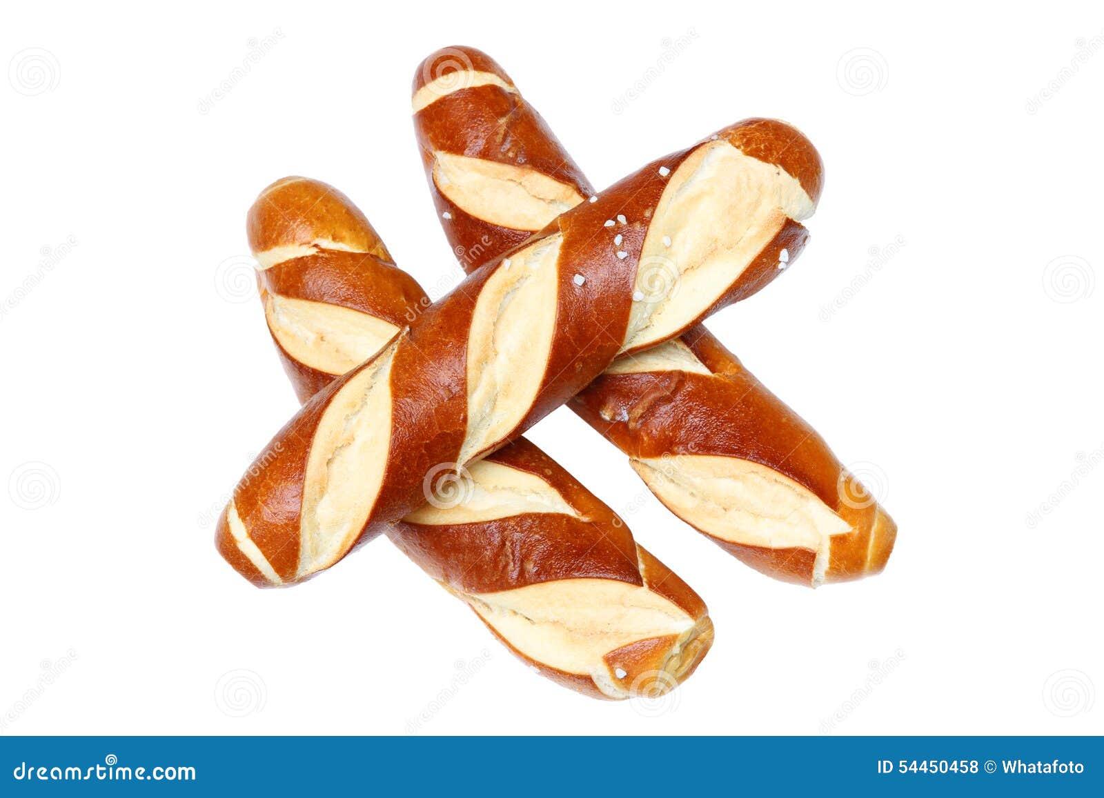 German Bread Sticks with Salt Granules Stock Photo - Image of food ...