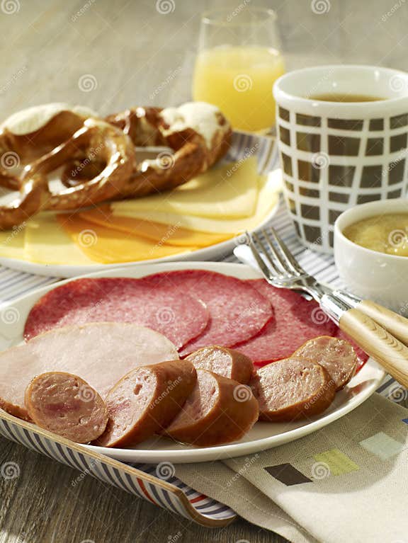 German breakfast stock image. Image of breakfast, cold - 23703943