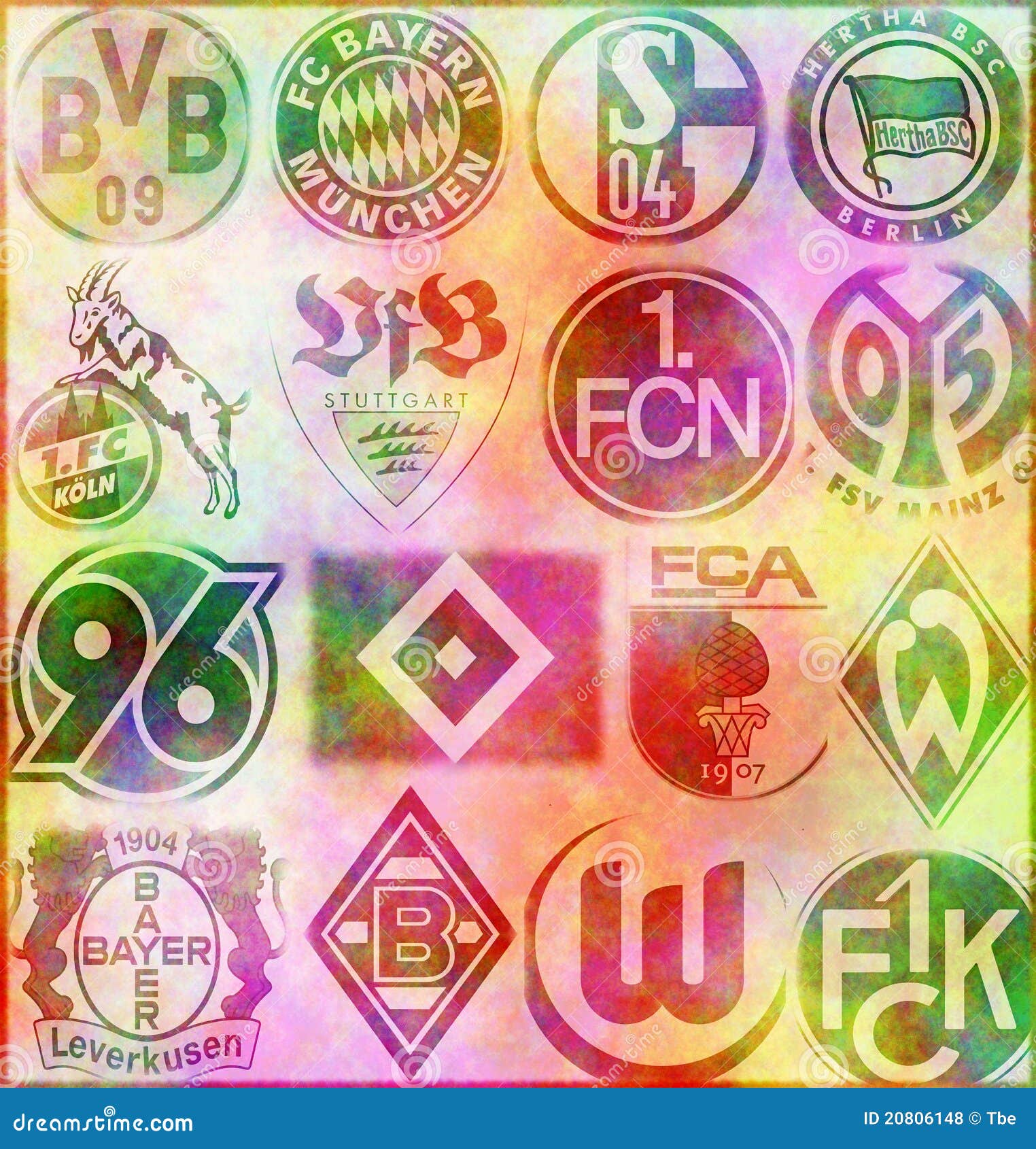 German Bundesliga editorial stock photo. Image of football - 20806148