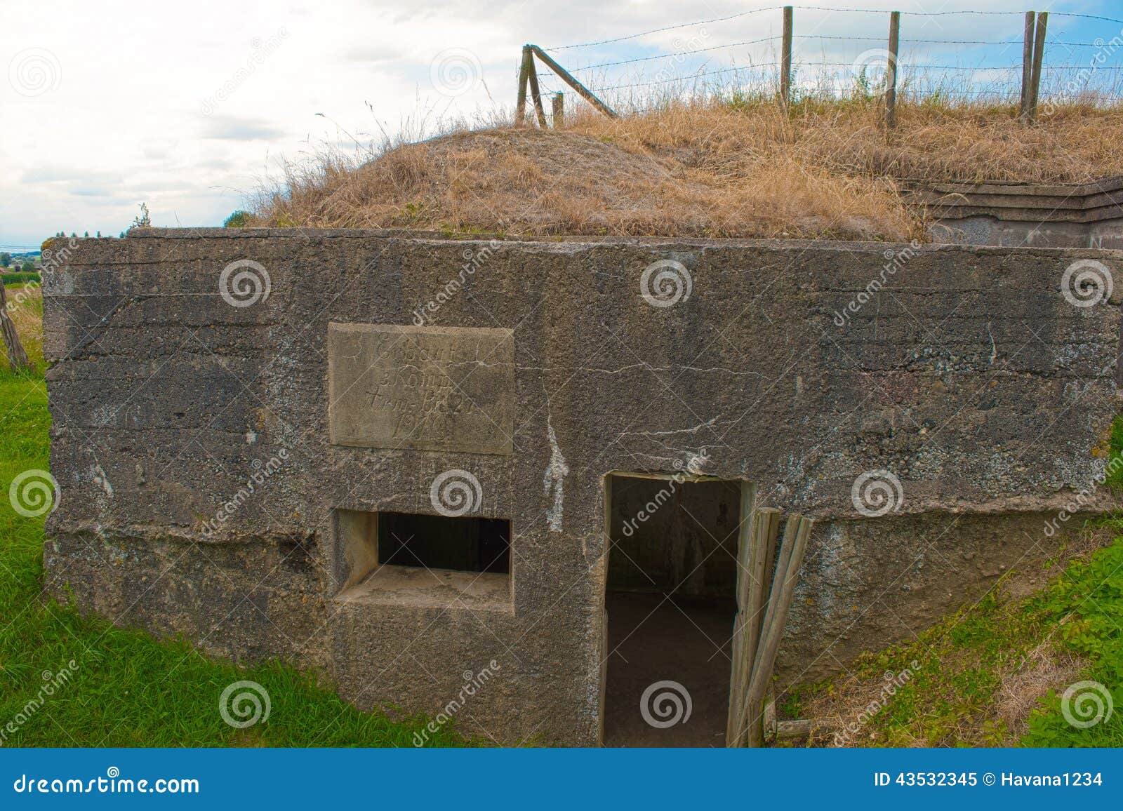 A German Bunker of World War One Belgium Flanders Fields Stock Image ...