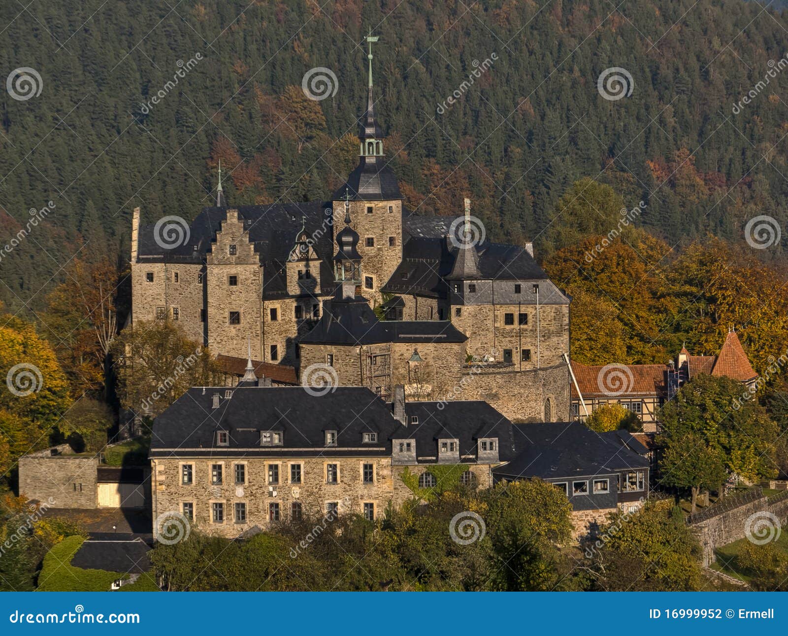 German castle stock photo. Image of germany, bavaria - 16999952