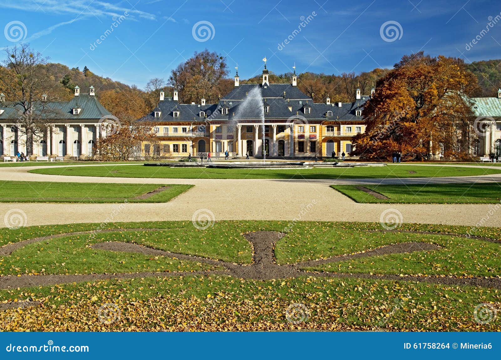 German castle in autumn editorial stock image. Image of german - 61758264