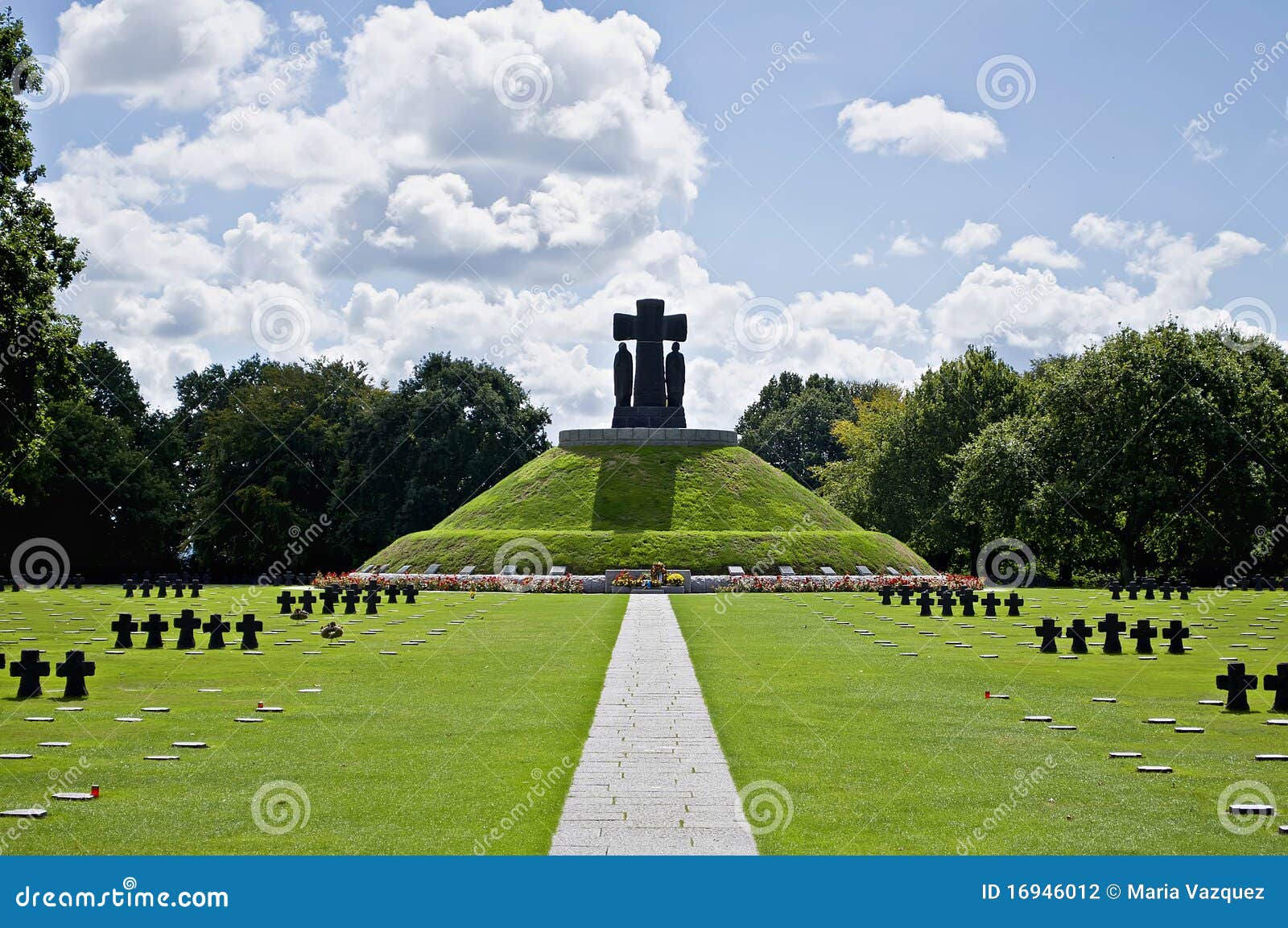 German War Cemetery Of Langemark Stock Photography | CartoonDealer.com ...