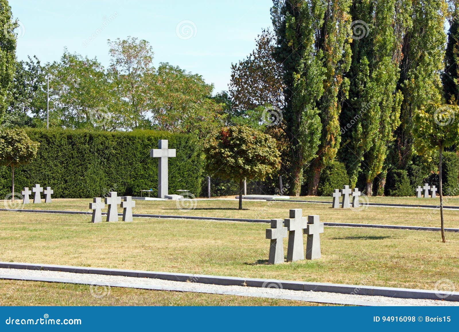 German cemetery editorial stock photo. Image of grave - 94916098