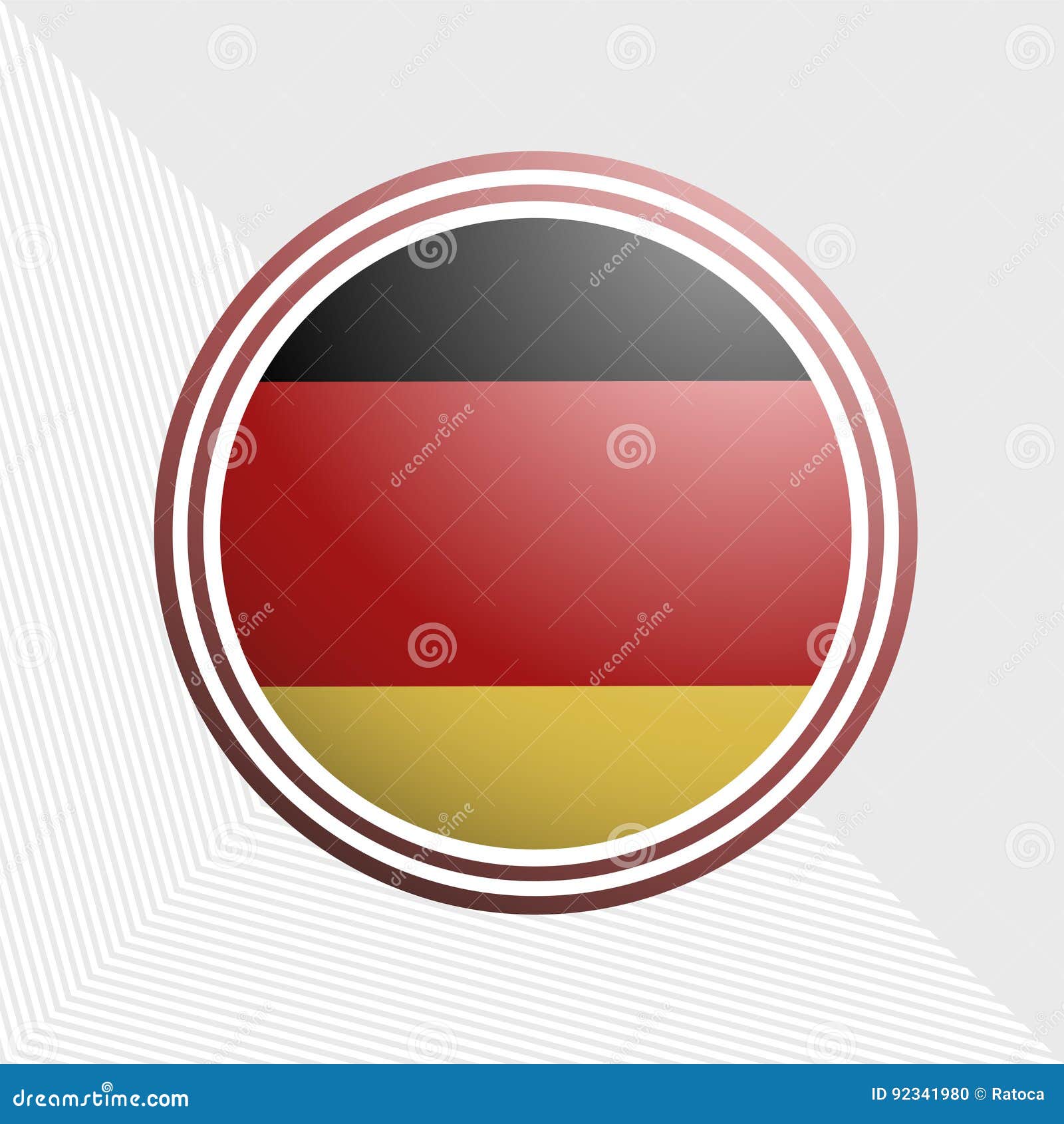 German circle emblem stock vector. Illustration of travel - 92341980