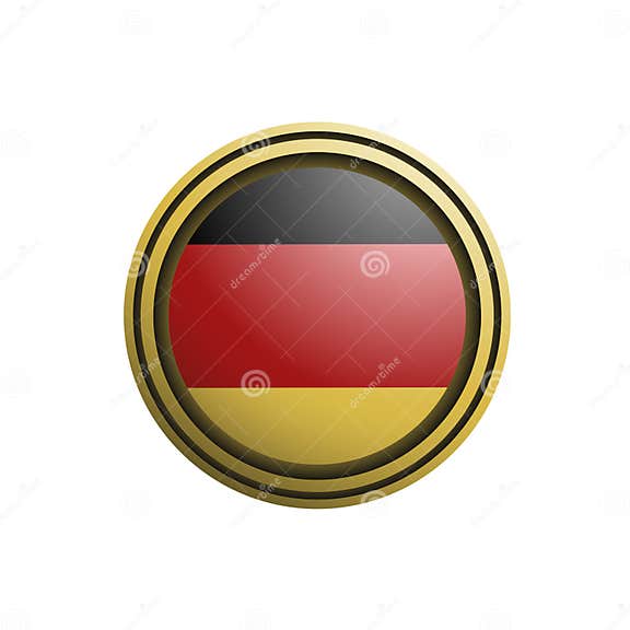 German circle emblem stock vector. Illustration of national - 92342213