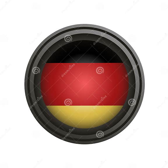 German circle emblem stock vector. Illustration of circle - 93661733