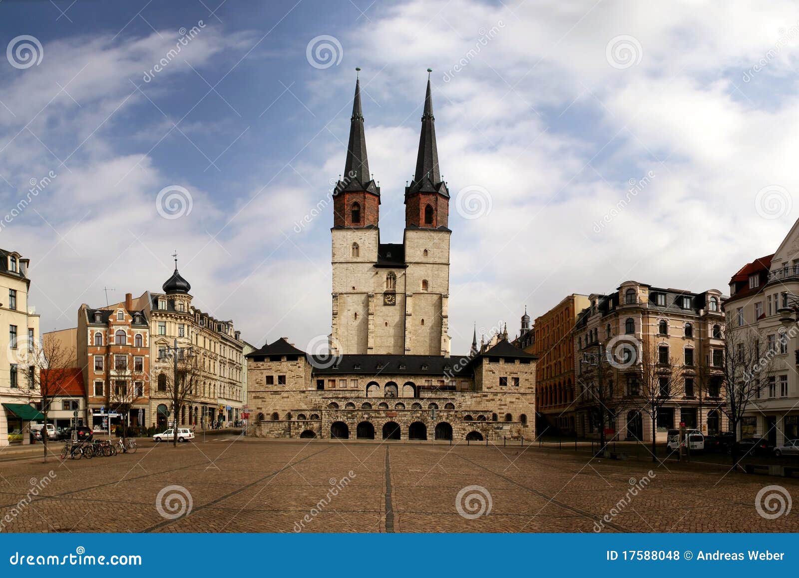 German city Halle stock photo. Image of anhalt, blue - 17588048