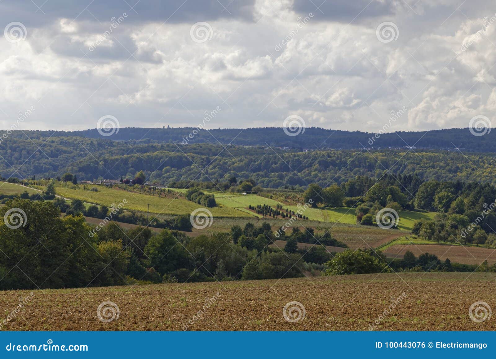 German countryside stock photo. Image of blue, german - 100443076
