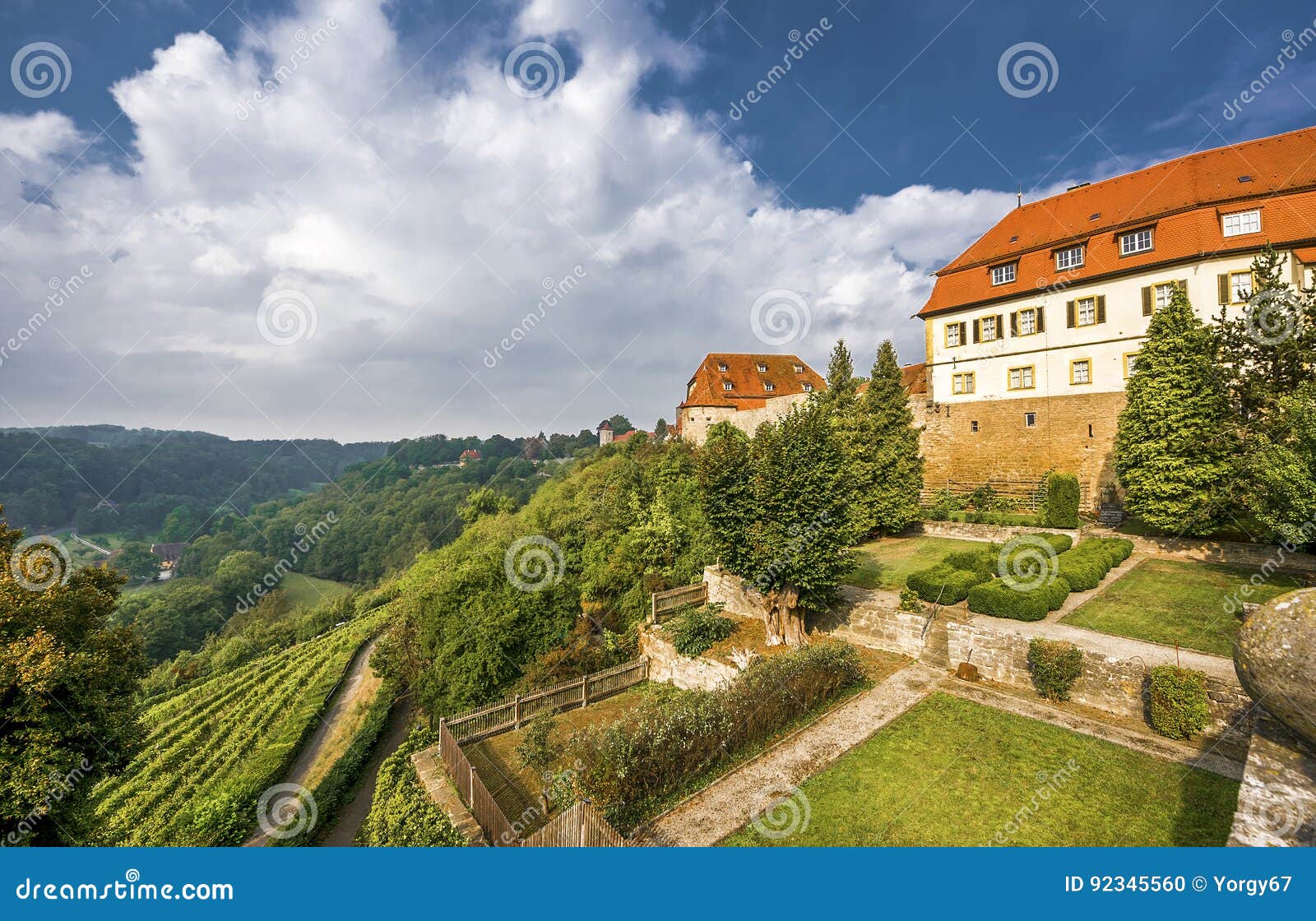 German countryside stock photo. Image of rural, sunny - 92345560