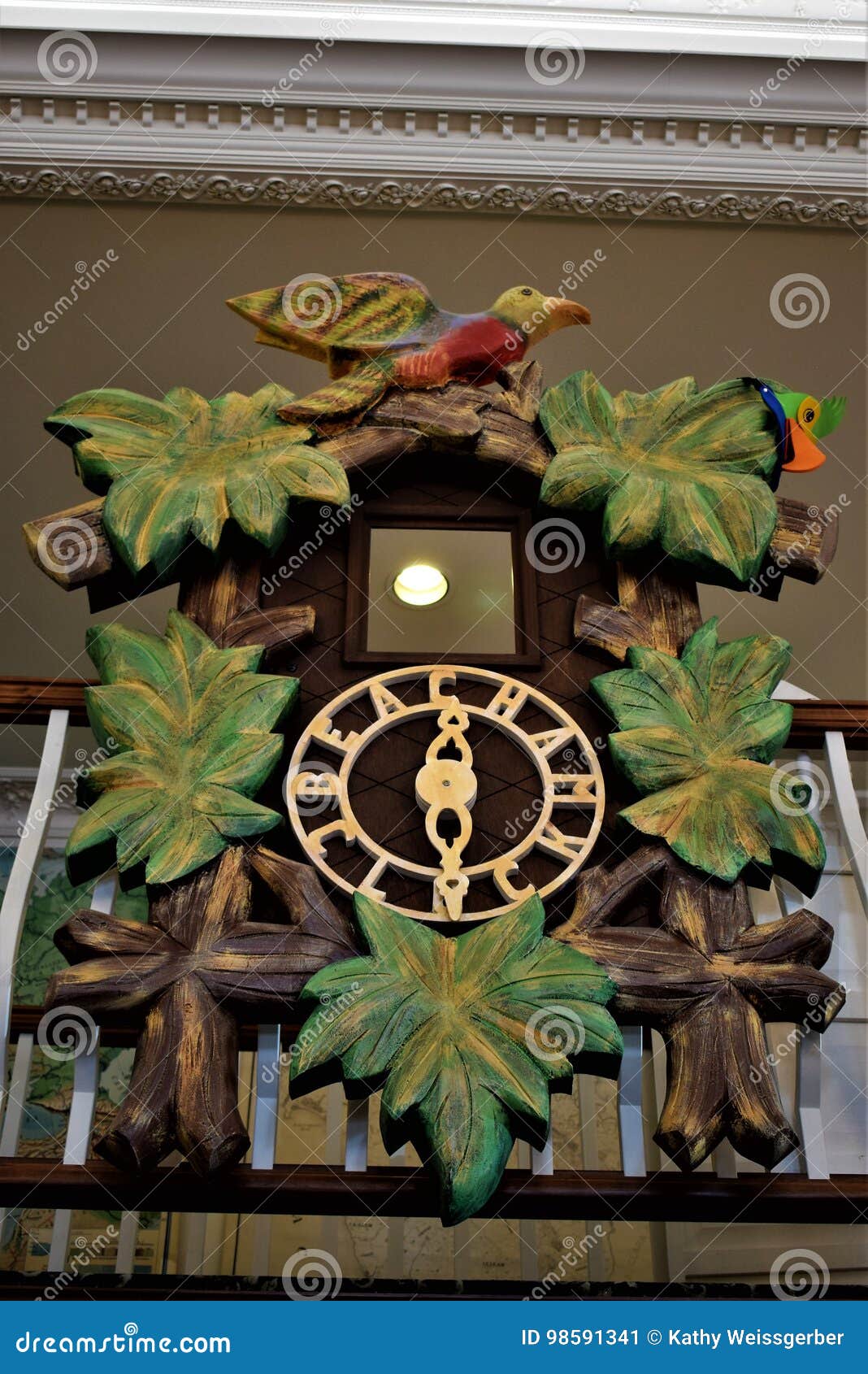 German Cuckoo clock stock image. Image of cuckoo, workmanship - 98591341