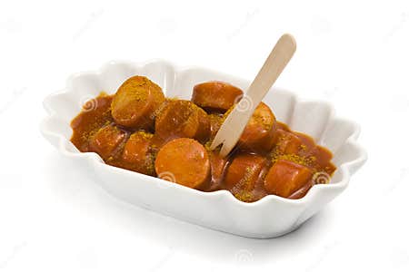 German currywurst stock photo. Image of meal, slices, curry - 8342238