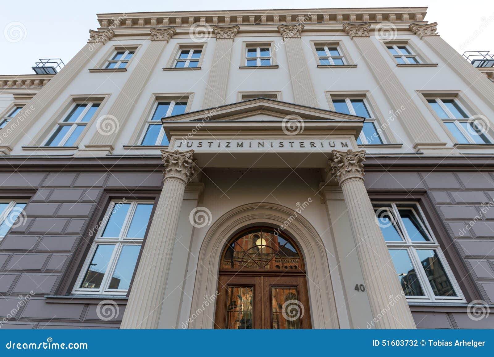 German Department of Justice in Duesseldorf Stock Photo - Image of ...