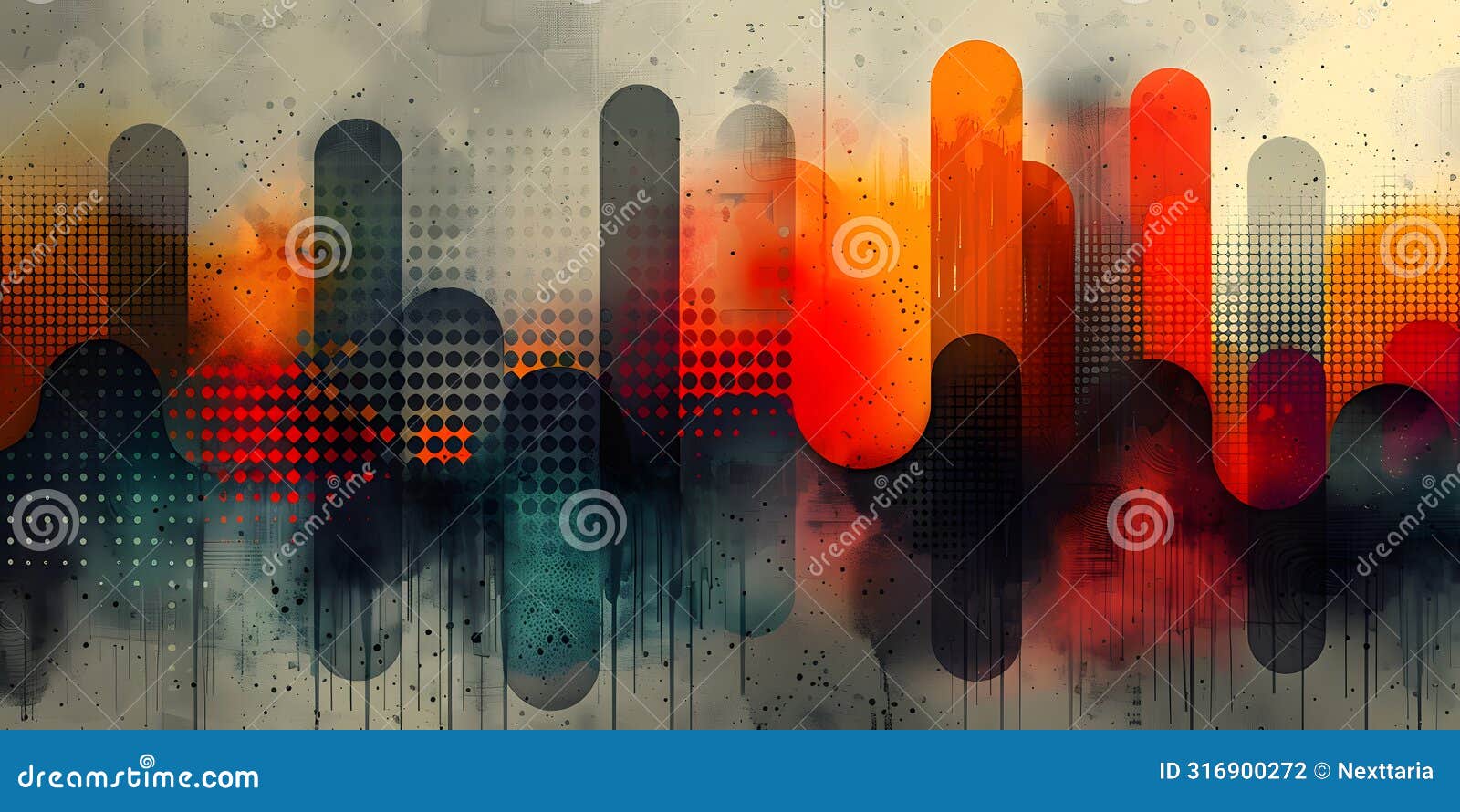 Futuristic Germany Map: a Digital Representation Stock Illustration ...