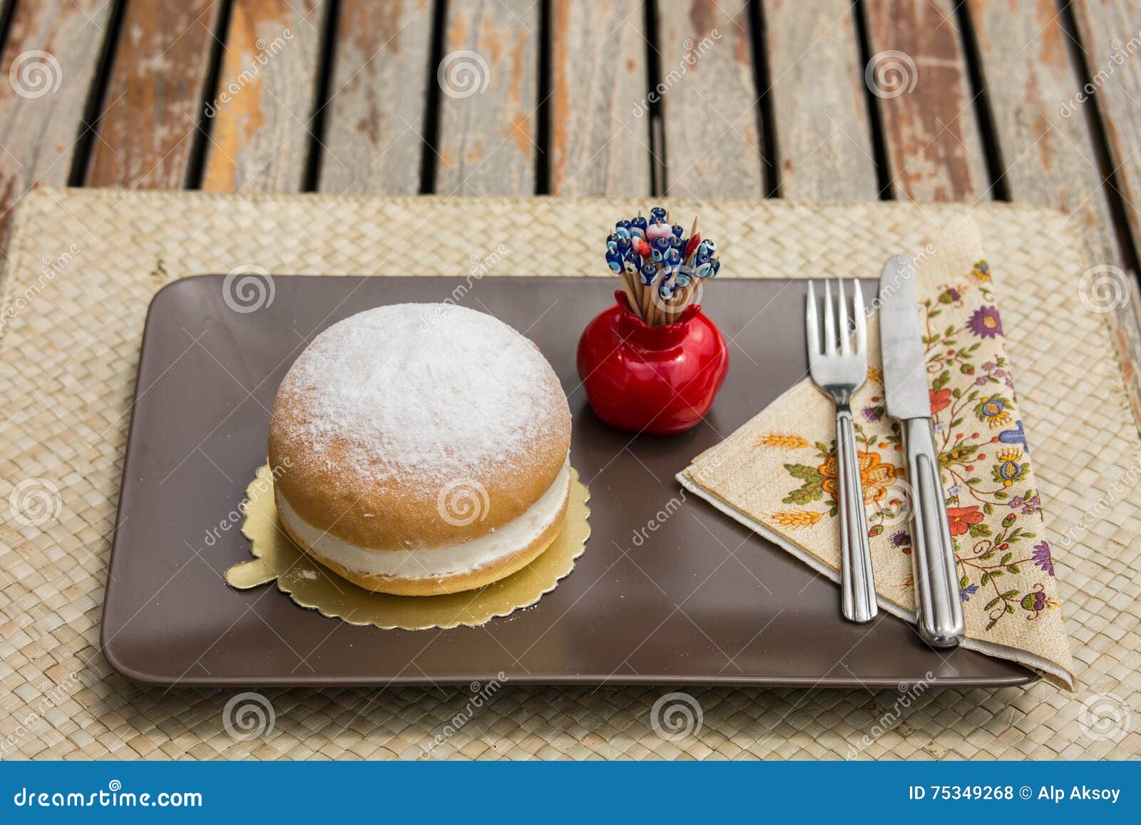 German Doughnut Berliner / Alman Pastasi Stock Photo - Image of dessert ...