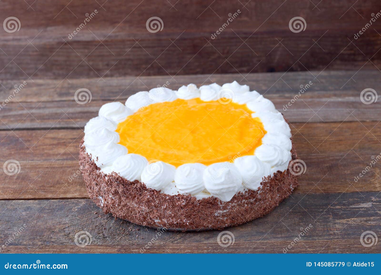 German Eierlikoer Cake stock image. Image of eierlikoer - 145085779