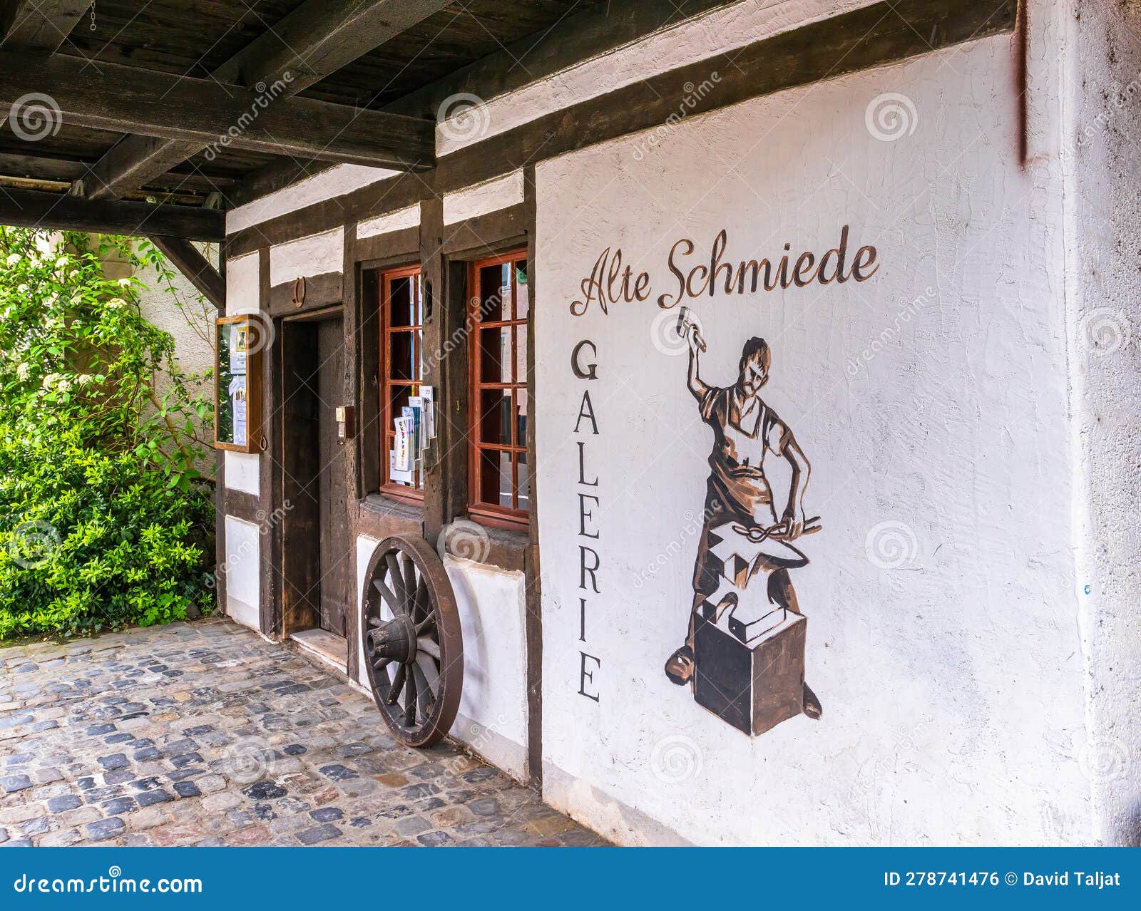 German Enclave of Busingen - Old Forge Editorial Photo - Image of rural ...