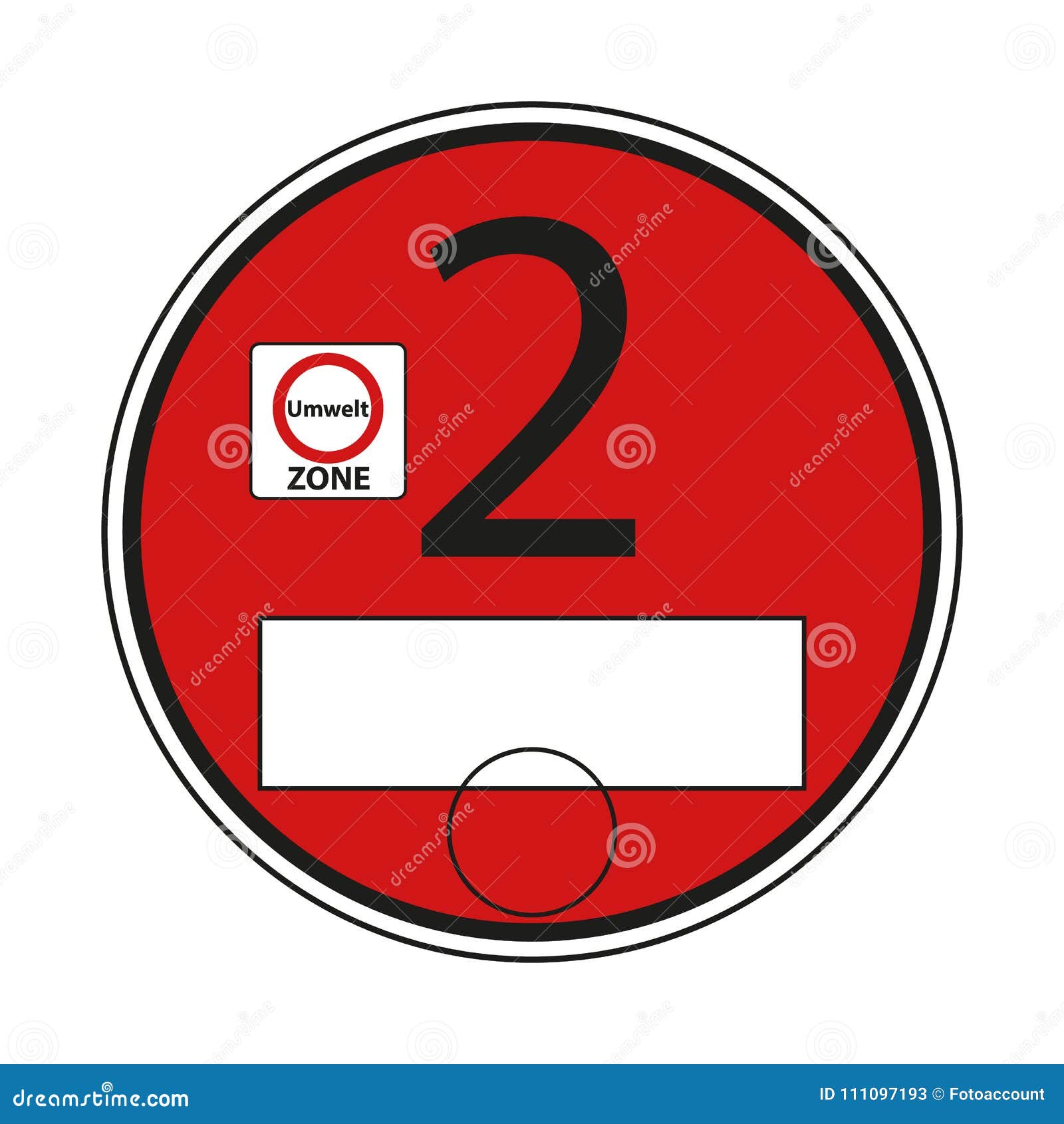 German Environmental Label, Red 2 - Editiable Vector Illustration ...