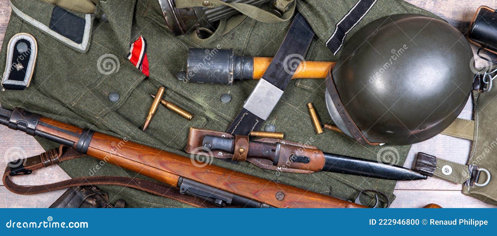 German Equipment of World War II Stock Photo - Image of reich, 1945: ...