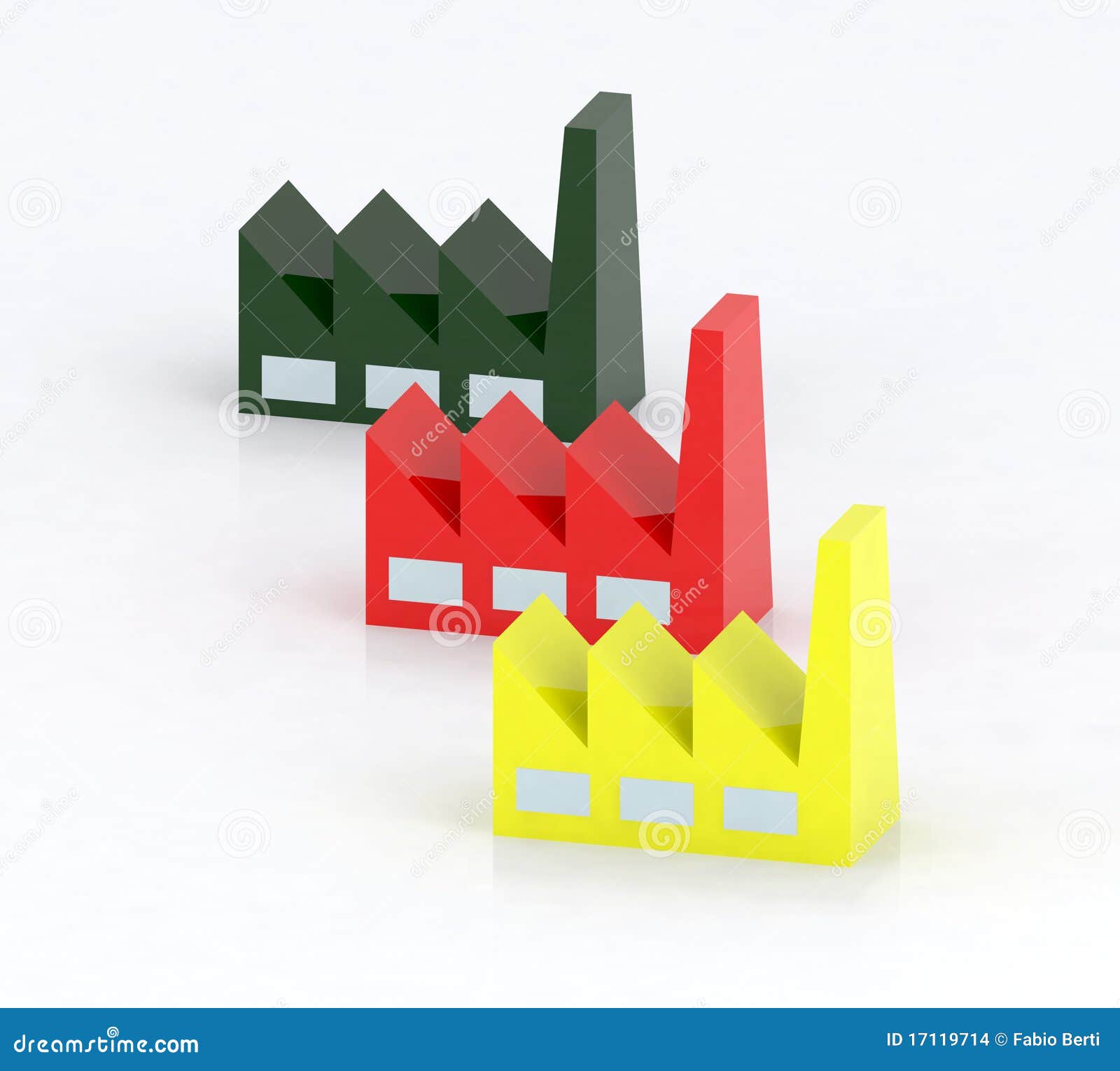 German factory stock illustration. Illustration of engineer - 17119714