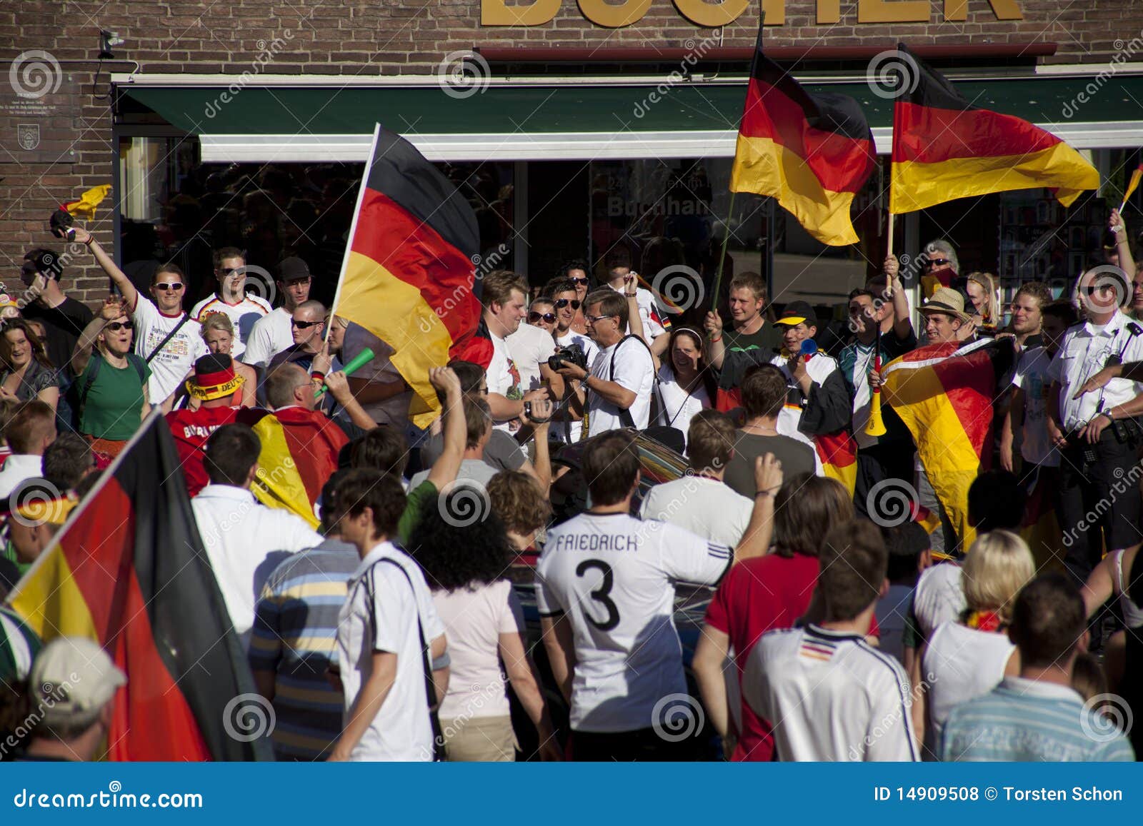 German Fans at World Cup 2010 Editorial Stock Photo - Image of street ...