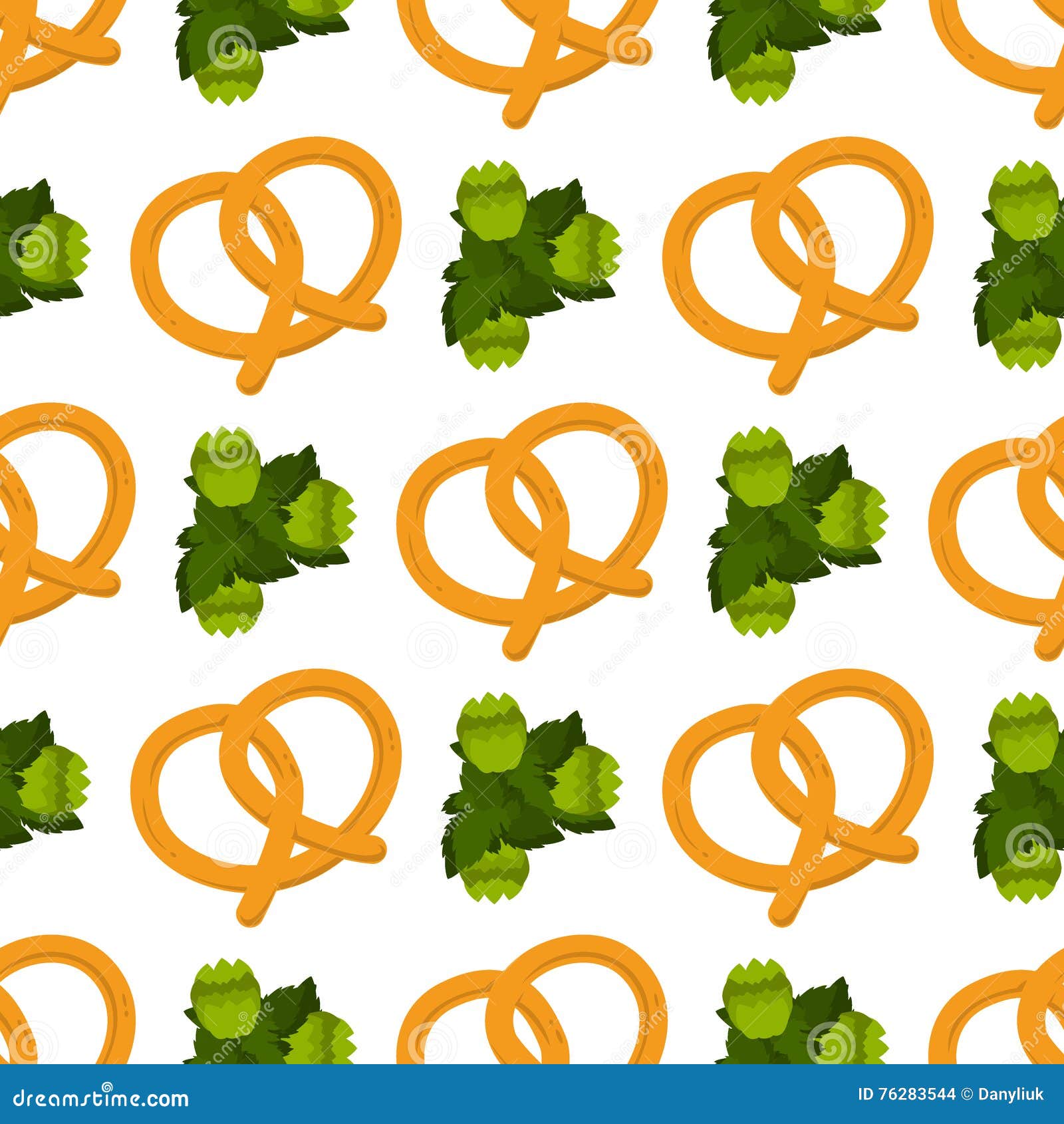 German Festival Seamless Pattern Bavarian Oktoberfest Vector Stock ...