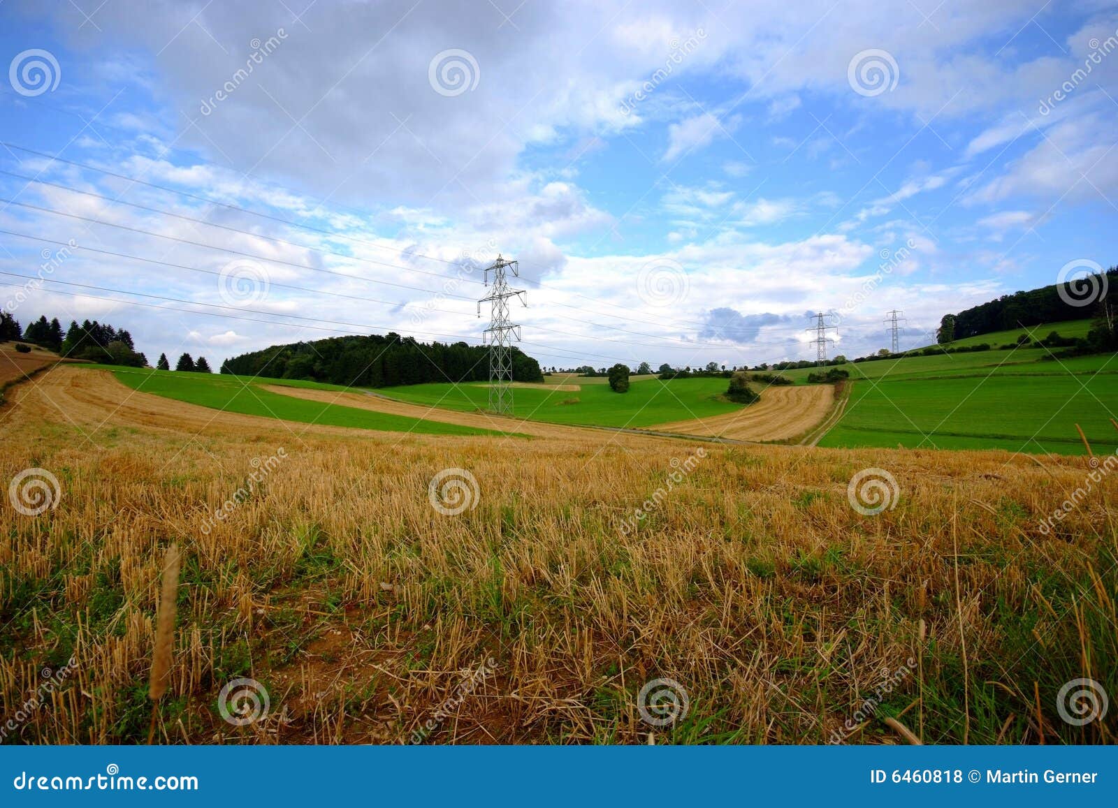 German Field stock photo. Image of agriculture, herbs - 6460818