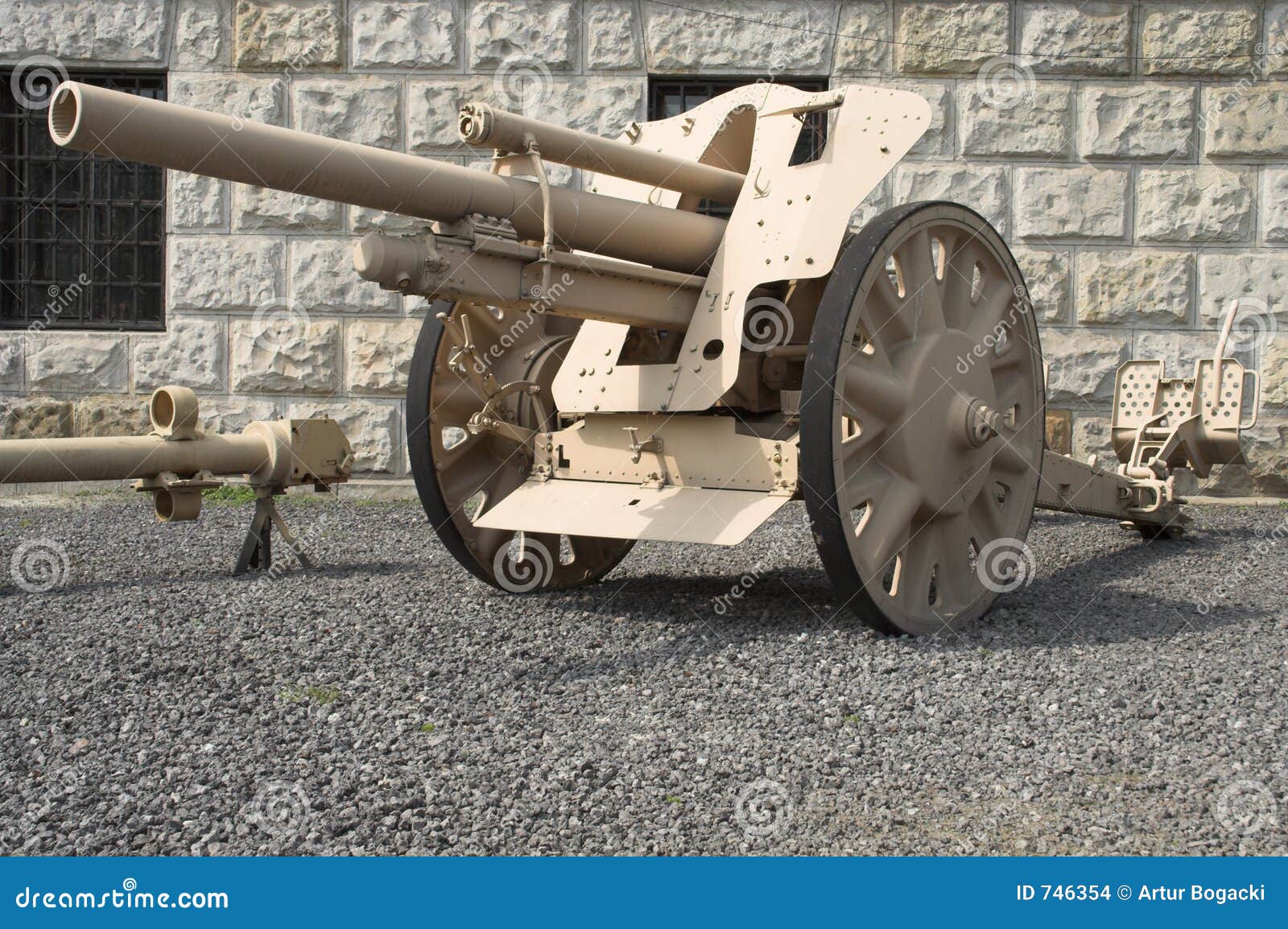 German Field Howitzer stock photo. Image of fight, artillery - 746354