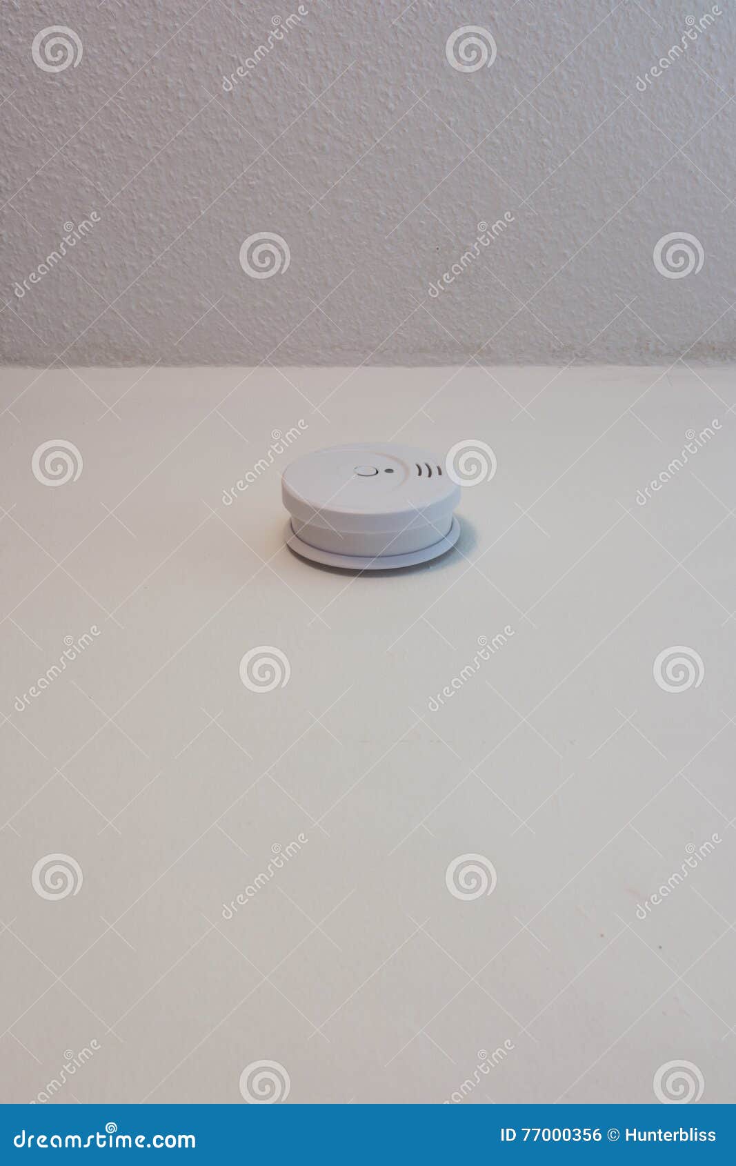 German Fire Alarm Installed High on White Wall Stock Photo - Image of ...