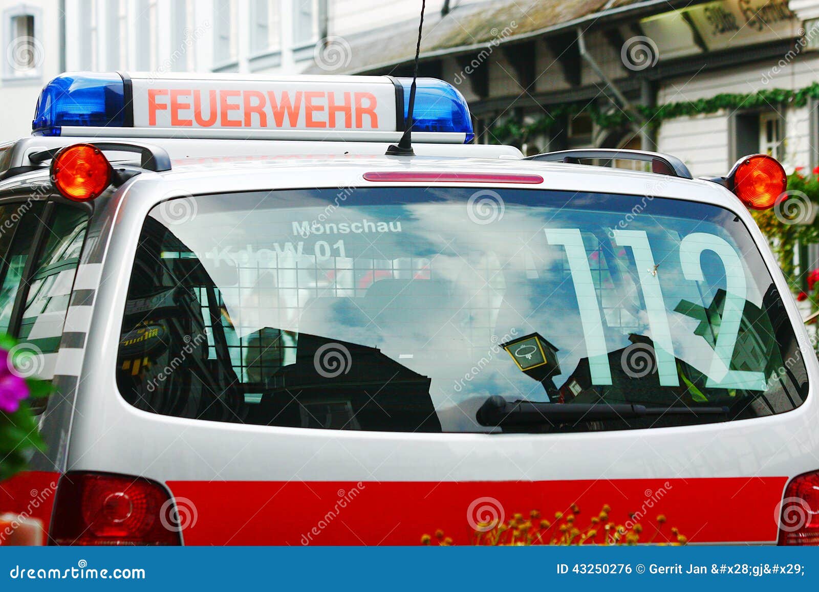 German fire-brigade car stock photo. Image of rescue - 43250276