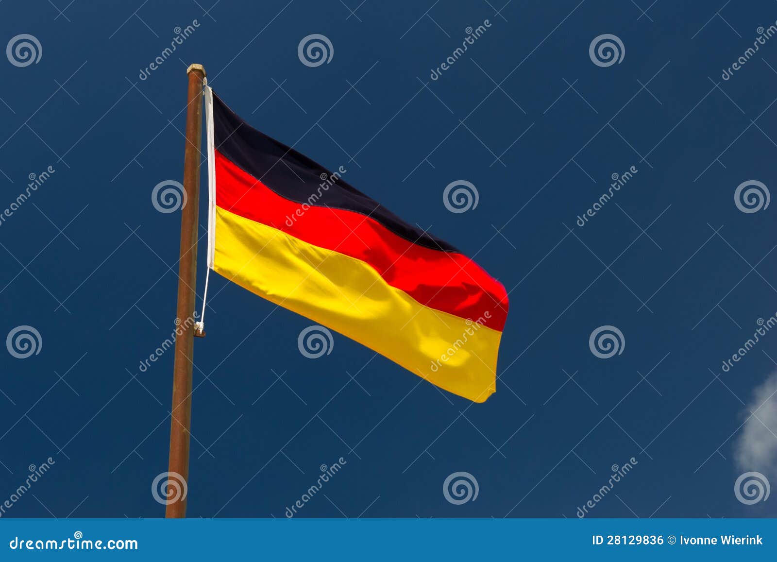 German flag stock photo. Image of yellow, pole, flag - 28129836