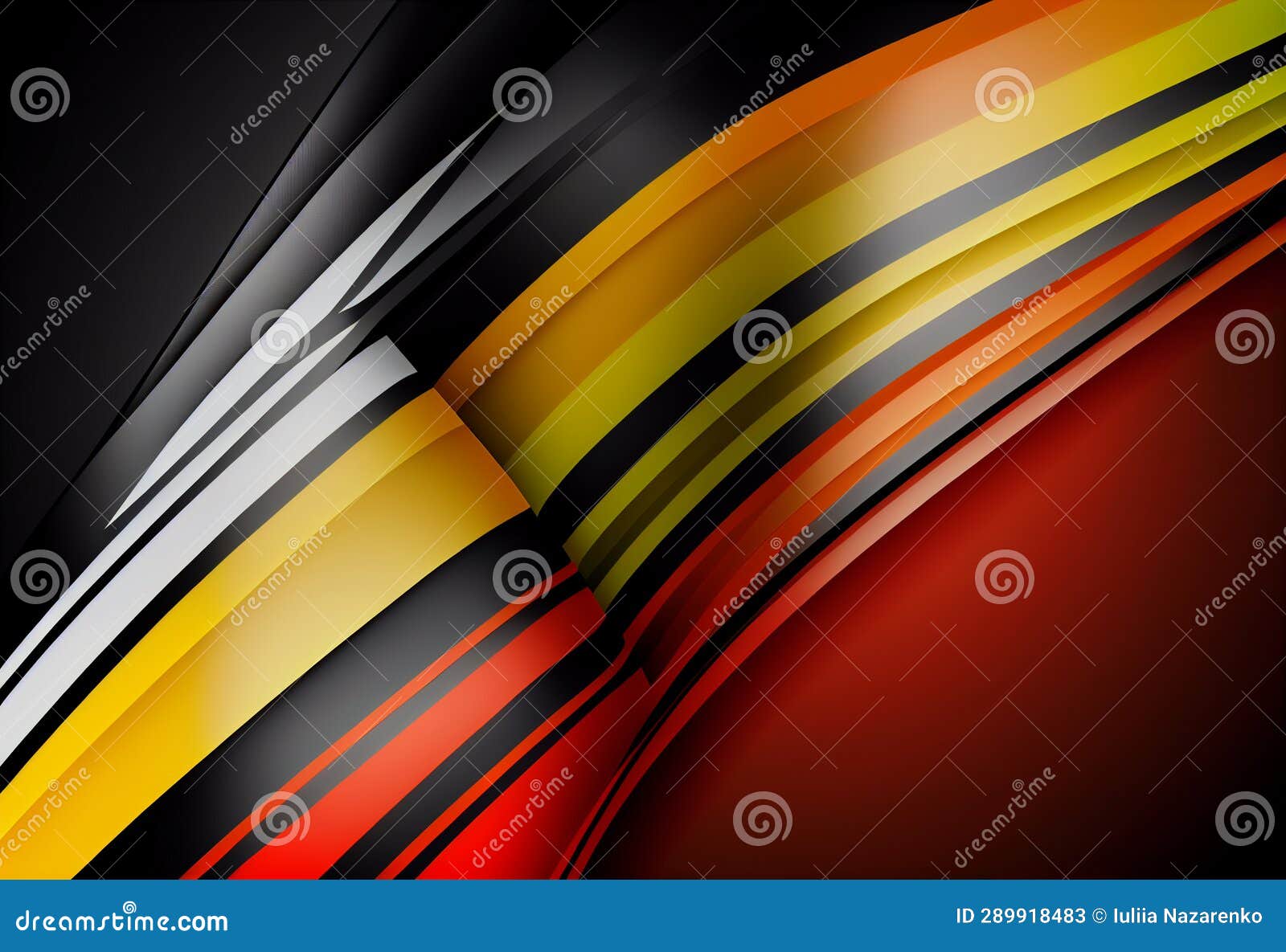German Flag in Abstract Style. AI Generated Stock Image - Image of ...