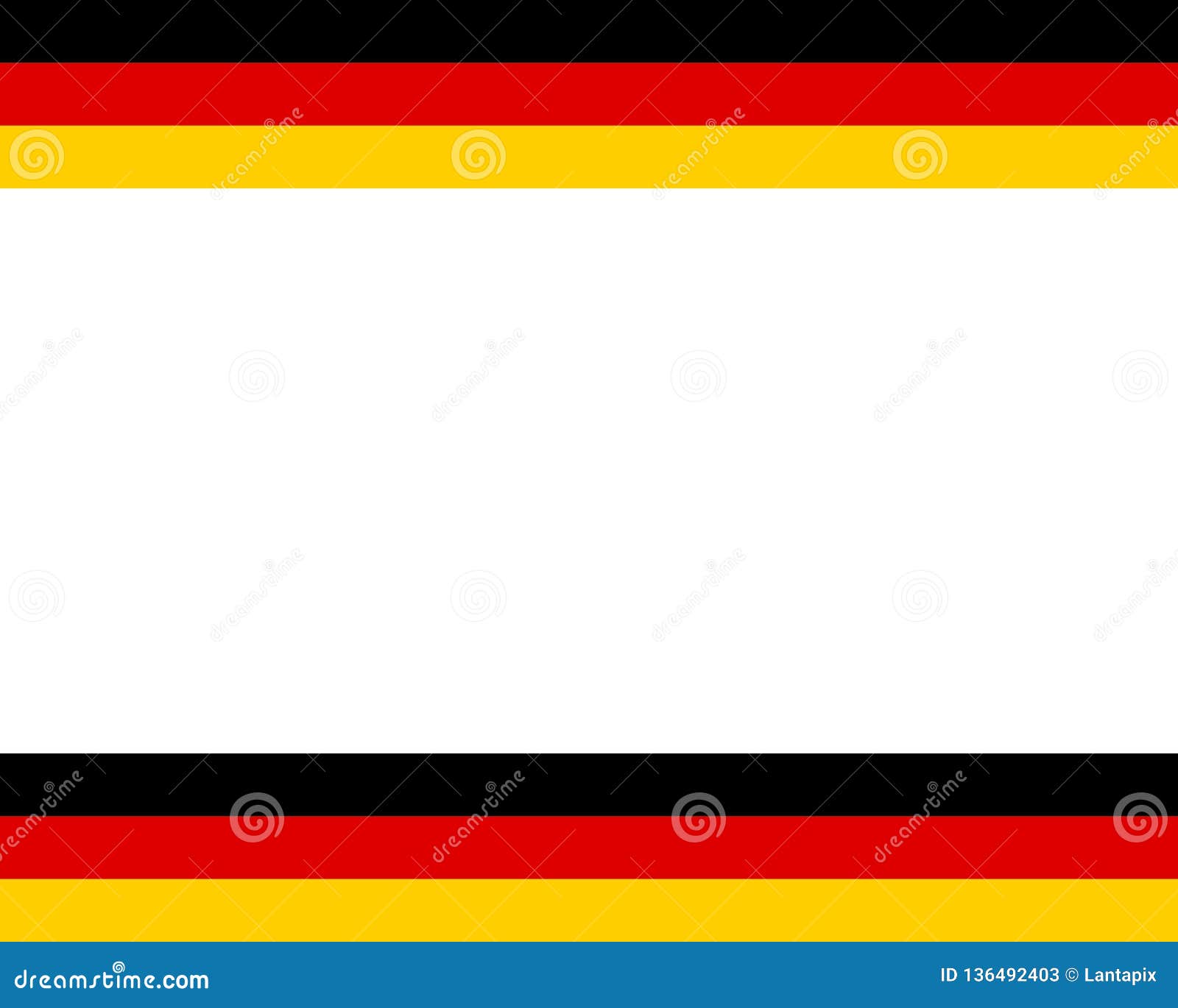 German Flag with Copy Space Stock Vector - Illustration of vector ...