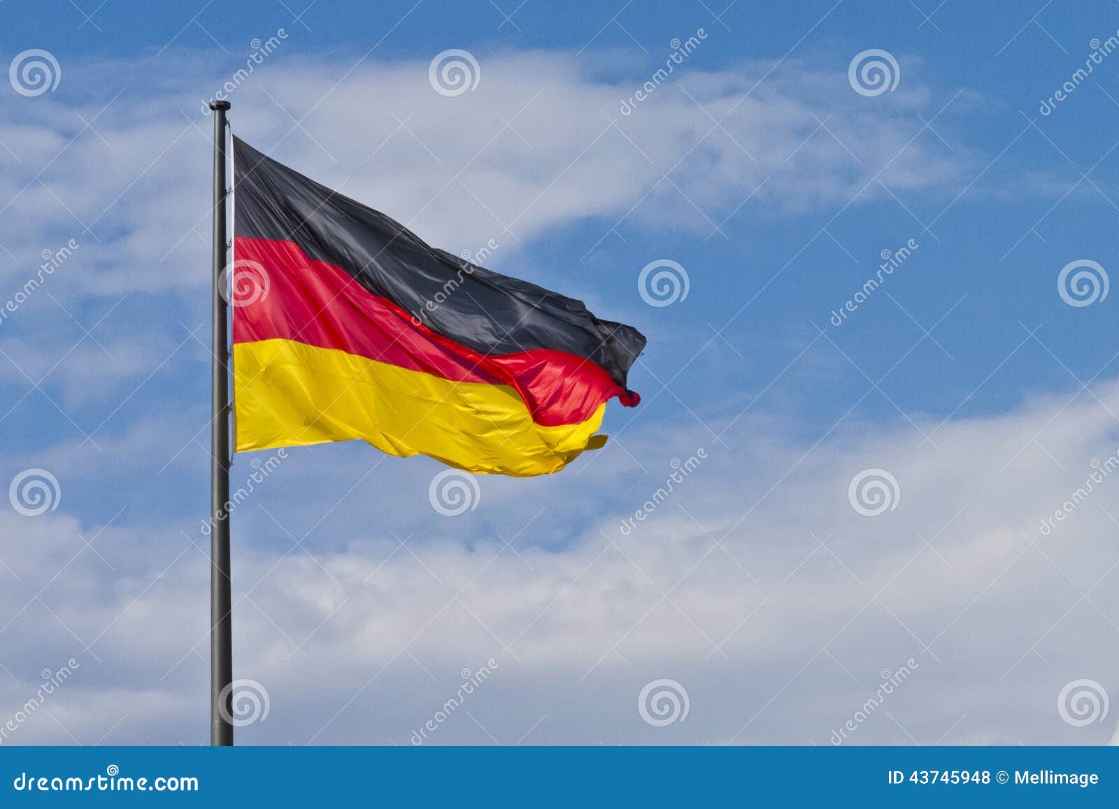 German flag stock photo. Image of flying, germany, national - 43745948