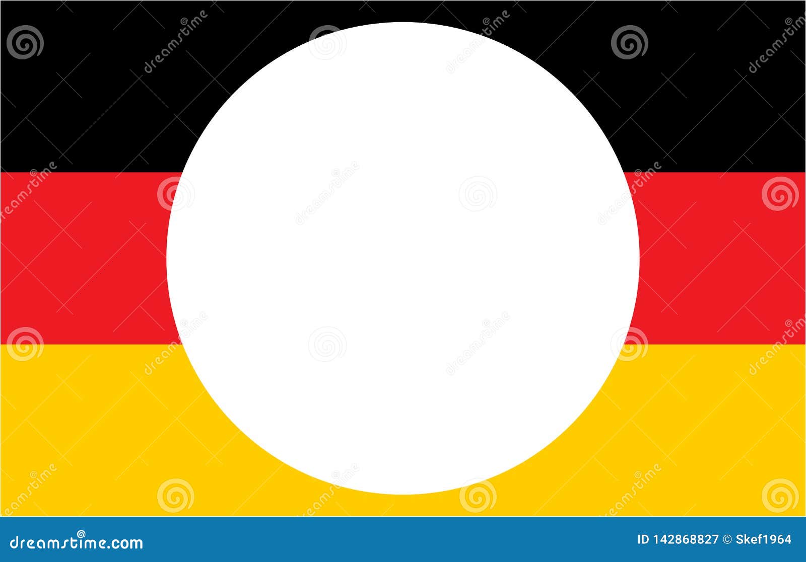 German Flag with Copy Space for Text Stock Vector - Illustration of ...