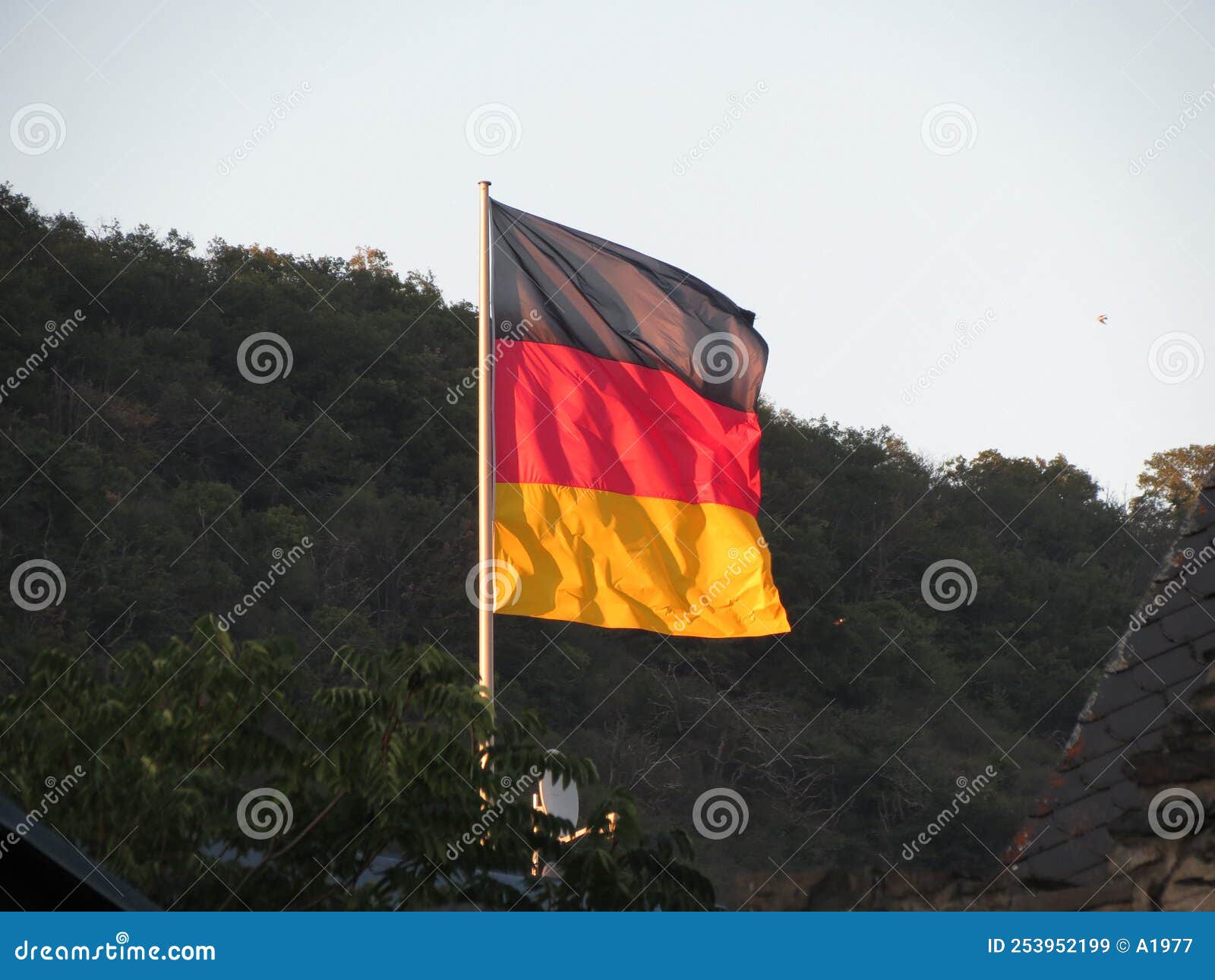 German flag of Germany stock image. Image of german - 253952199