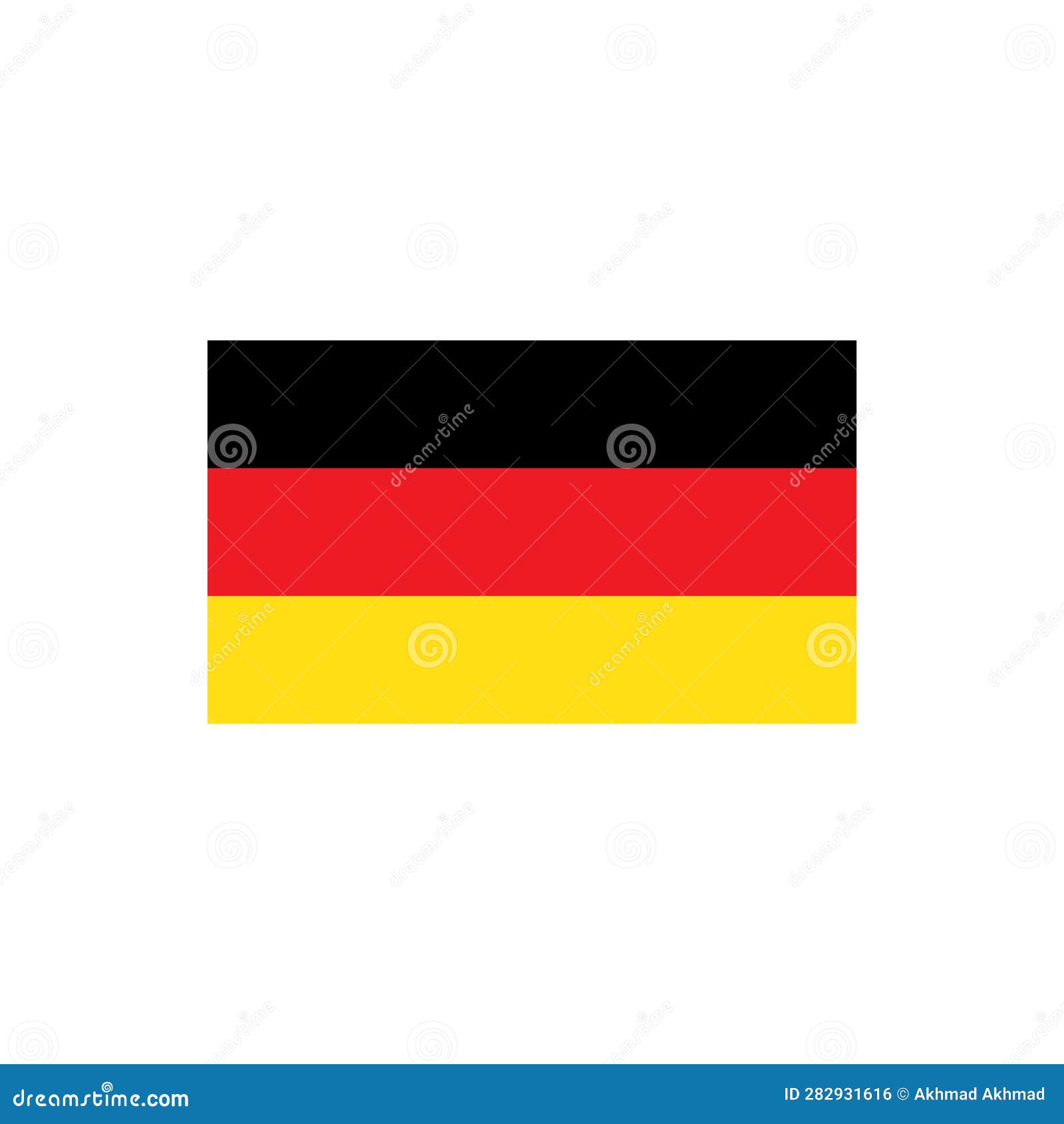 German flag icon stock vector. Illustration of original - 282931616